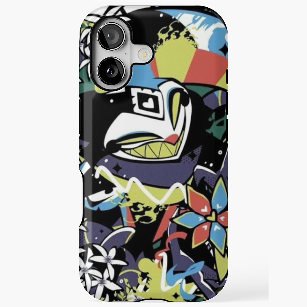 Fizzarolli Robofizz Helluva Boss Meme Floral Case for iPhone 17 16 15 ...