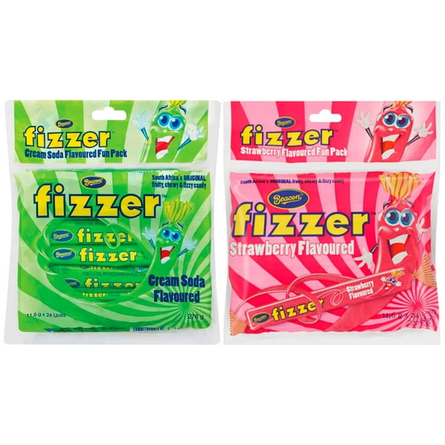 Fizzers Soda Cream and Strawberry Flavour Units (2 Packs) - Authentic ...