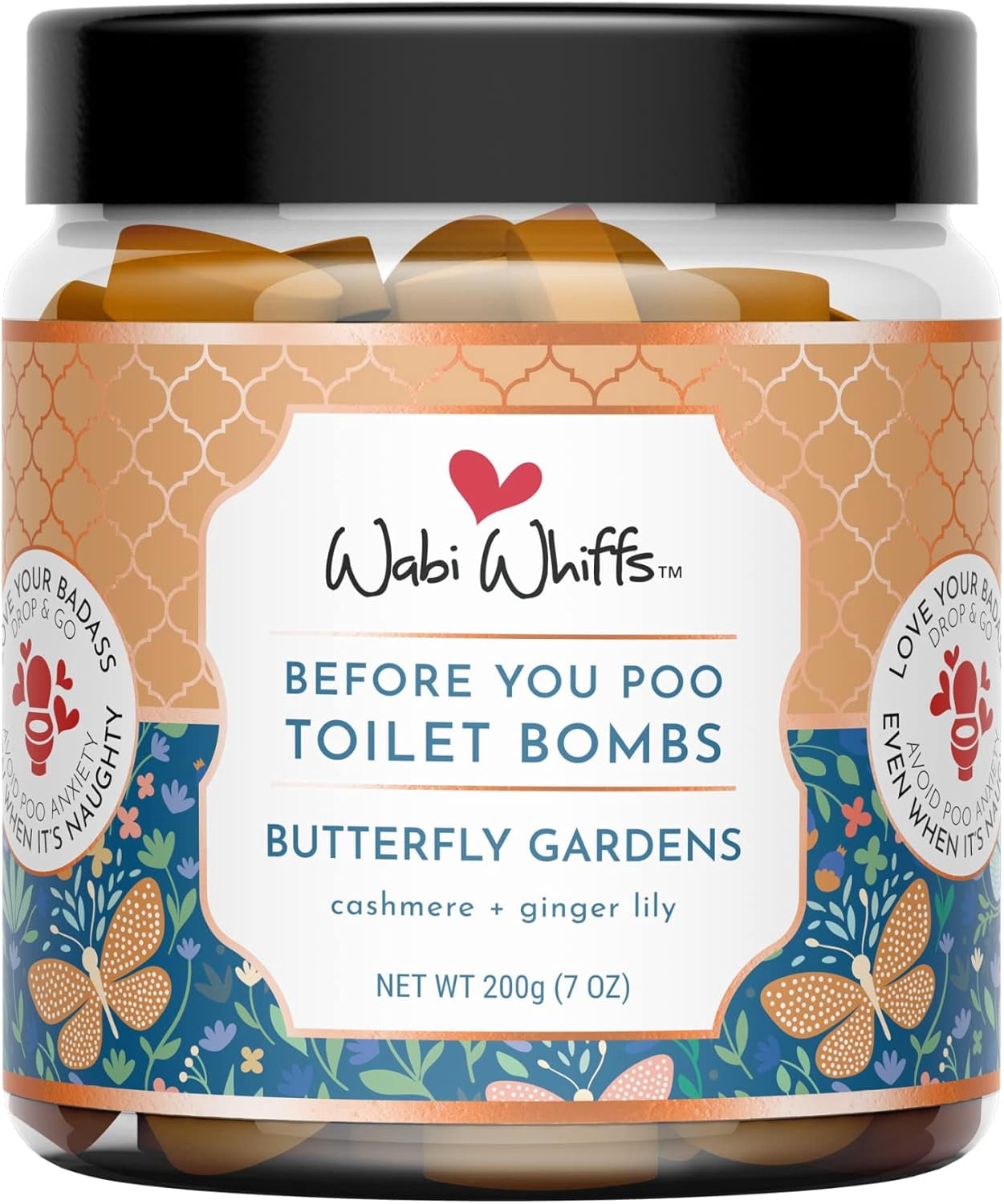 Fizzing Toilet Bombs – Butterfly Gardens | Natural Bathroom Deodorizer ...