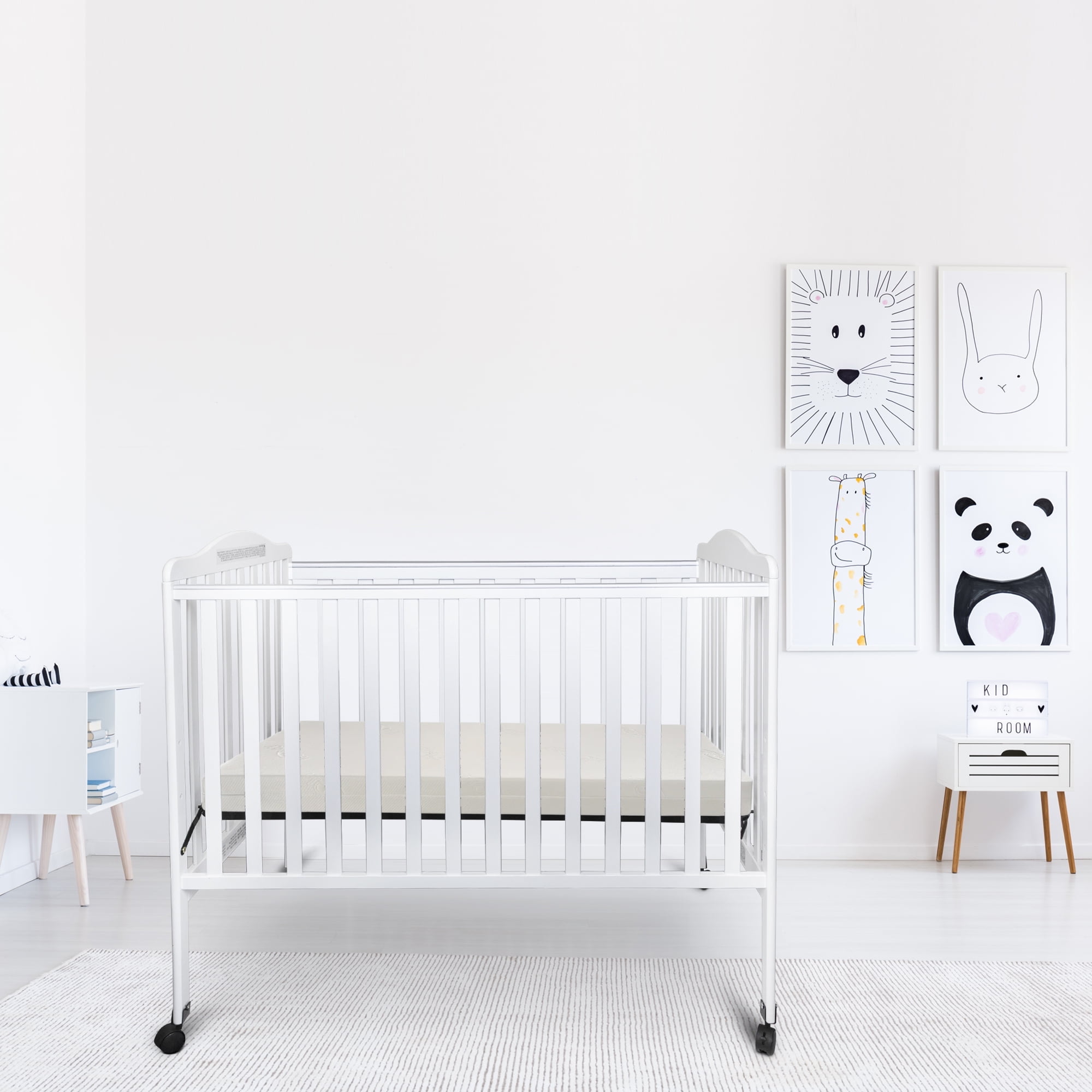 Fizzy Baby 2-in-1 Convertible Full-size crib converts to adult bed. 3 ...