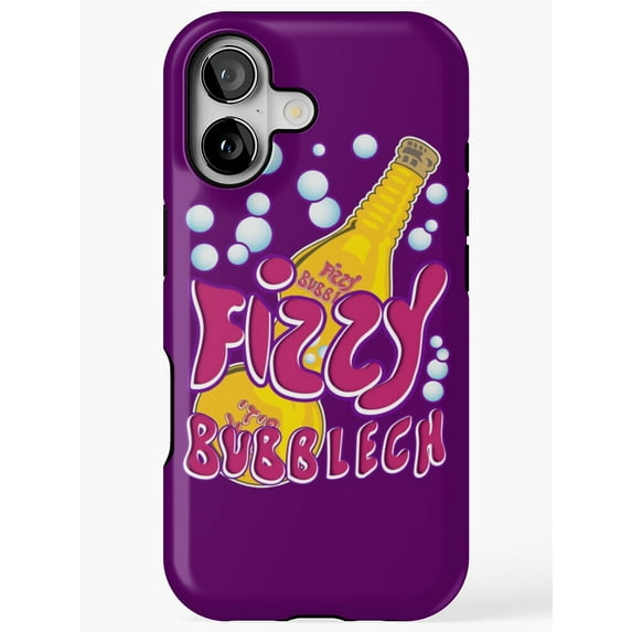 Fizzy Bubblech Playful Word Art Phone Case for iPhone 17 16 15 14 13 12 ...