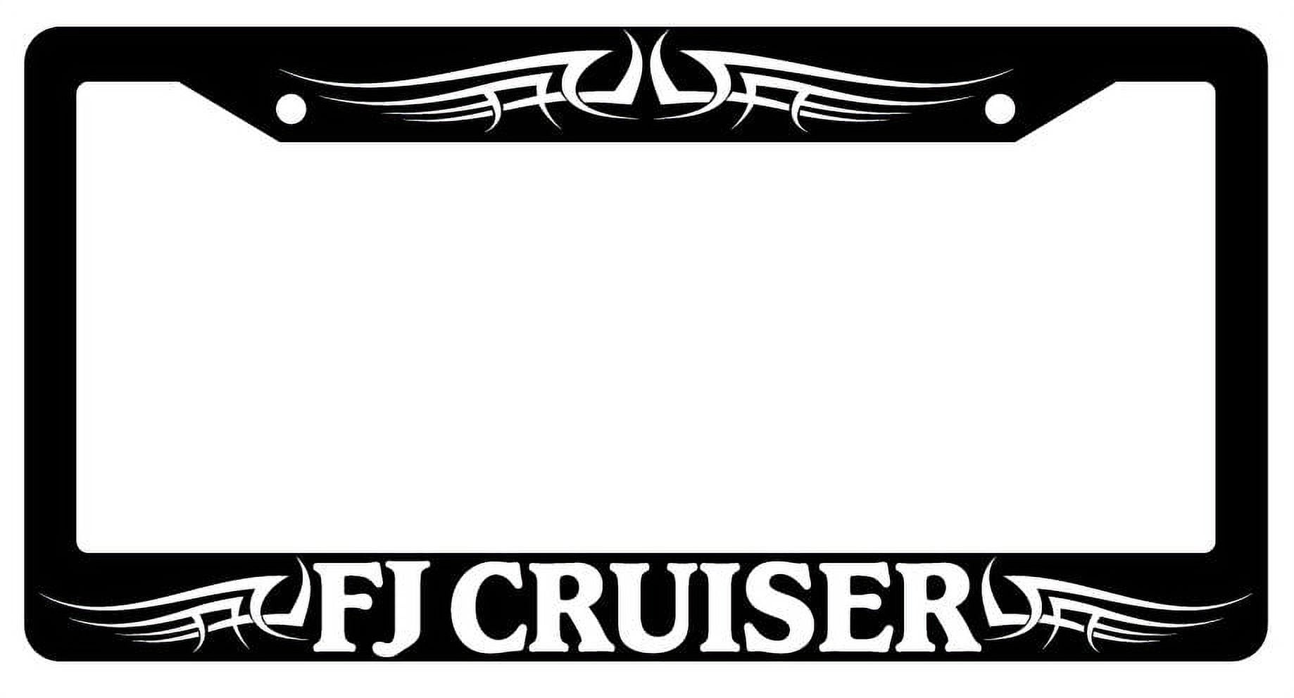Fj- Cruiser Tribal Design 2 Black Plastic License Plate Frame - Walmart.com