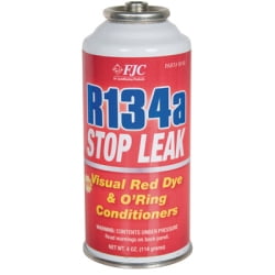 Fjc, Inc. R134a Stop Leak Sealant with Red Leak Detection Dye for Car ...