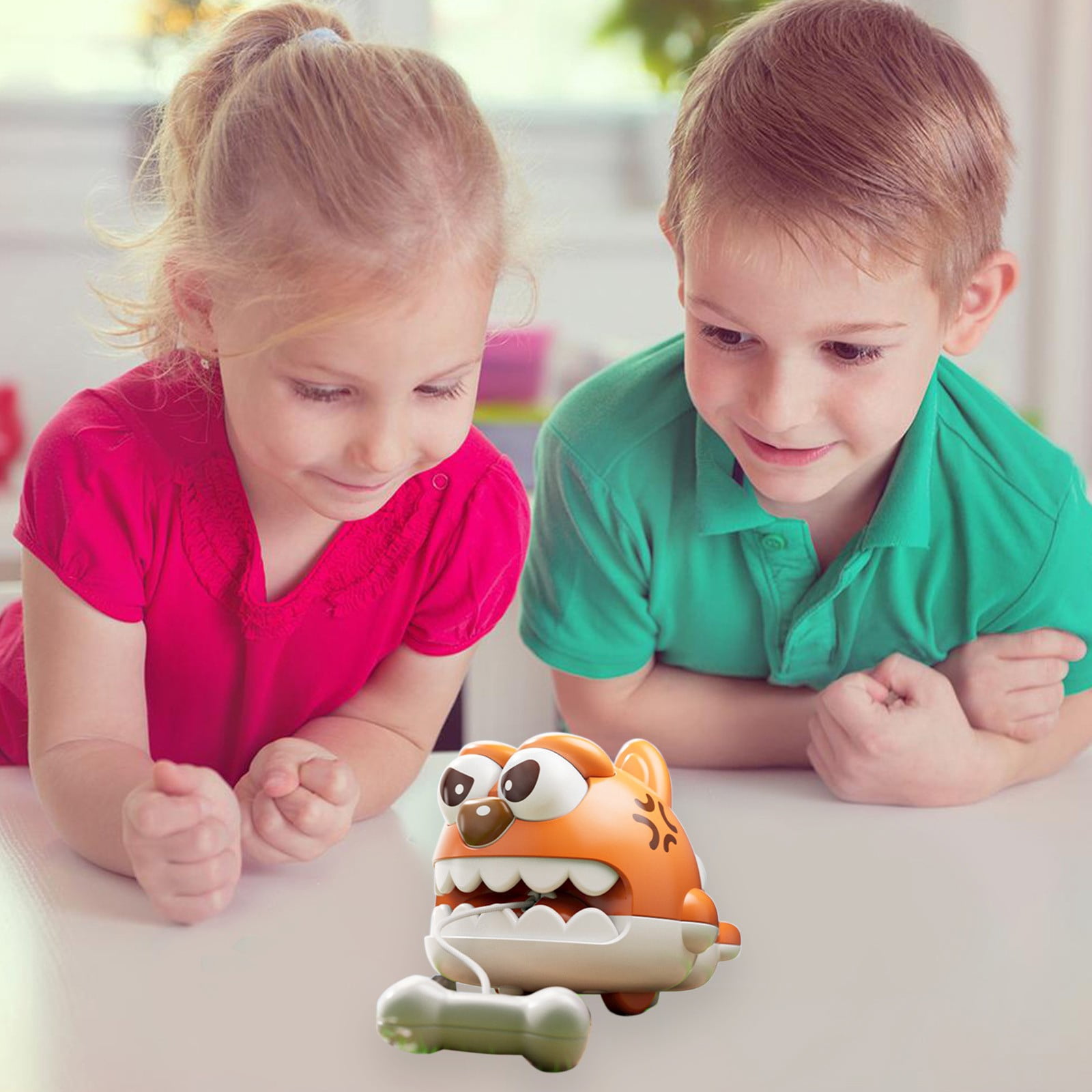 Fjnjuu Baby Toys 6-12 Months, Cute Pull String Dog Car Toy Without ...