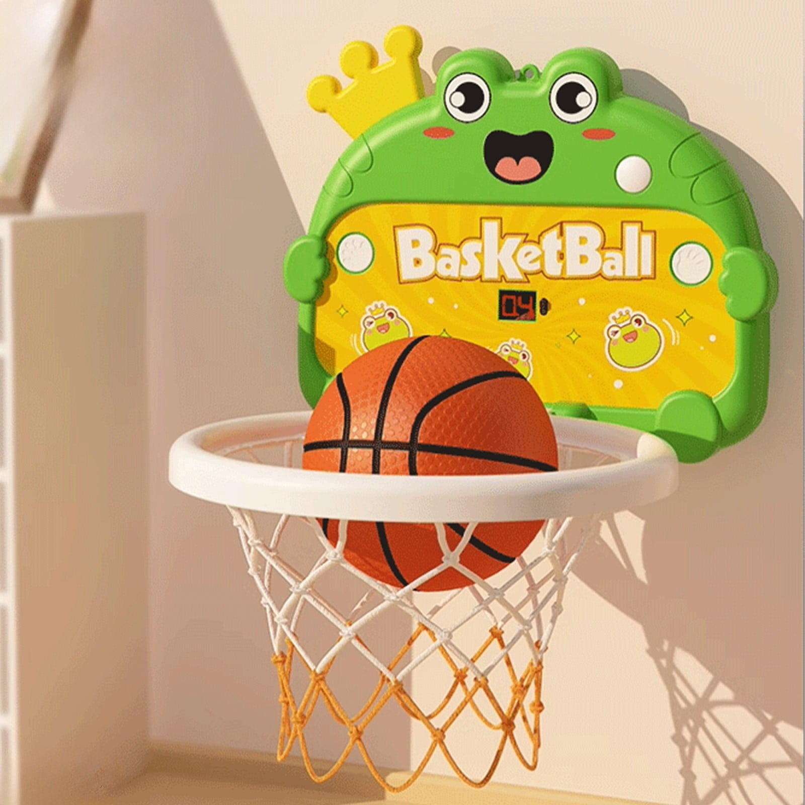 Fjnjuu Baby Toys 6-12 Months, New Children's Basketball Frame Shooting ...