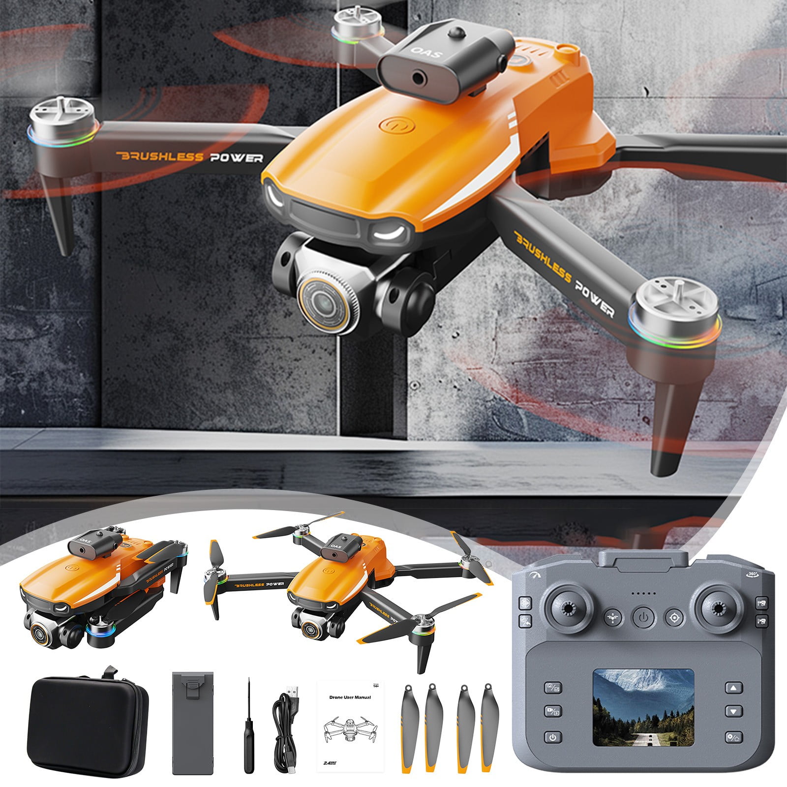 Fjnjuu Drones with Camera for Adults 4k, Drone With ESC Camera ...