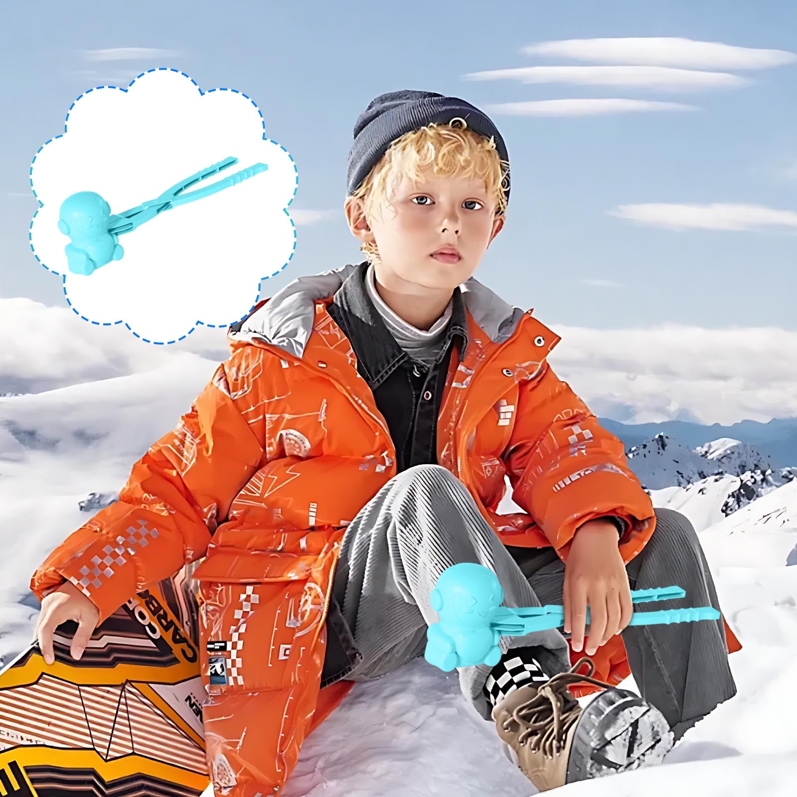 Fjnjuu Toys for ages 2-4, Children's Snowball Clipper Large Snowball ...