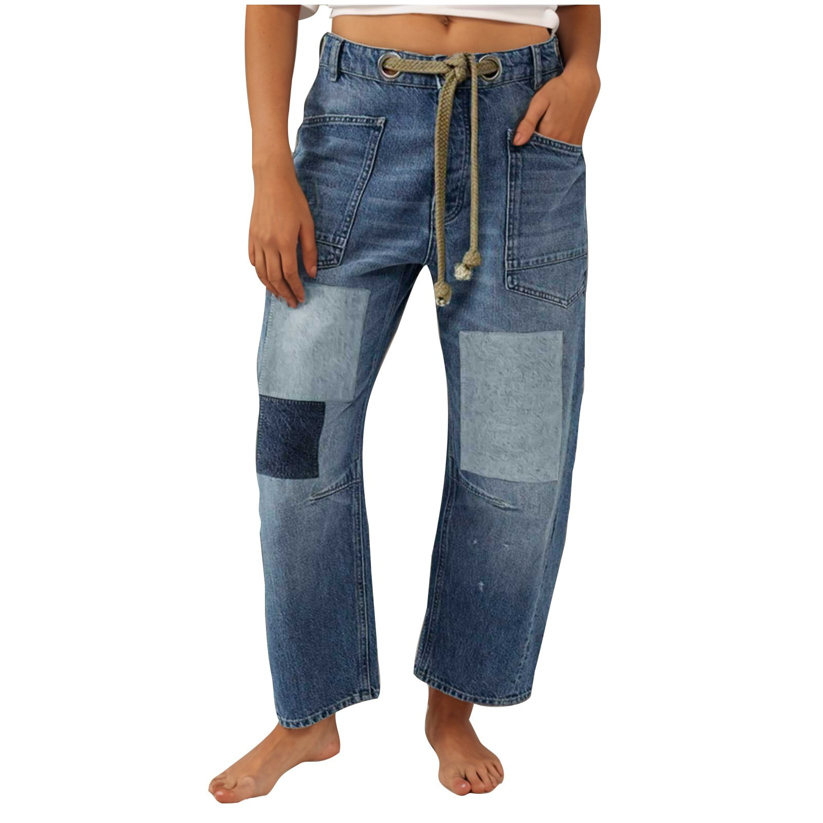 Fjofpr 50% off Clear!Wide Leg Jeans Women Jeans for Women Low Rise ...