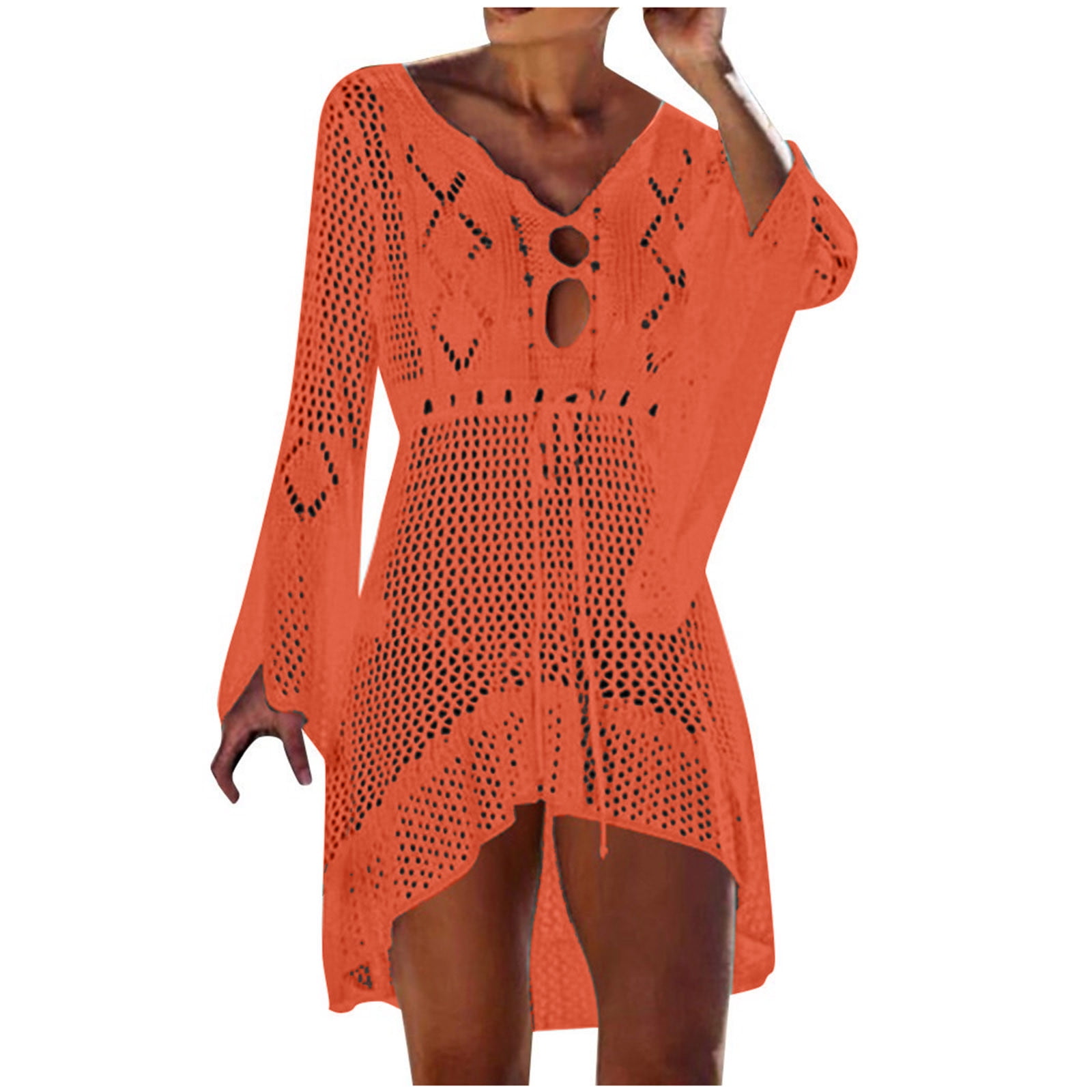 Fjofpr Beach Cover Up for Women Crochet Beach Cover Up for Women Wrap ...