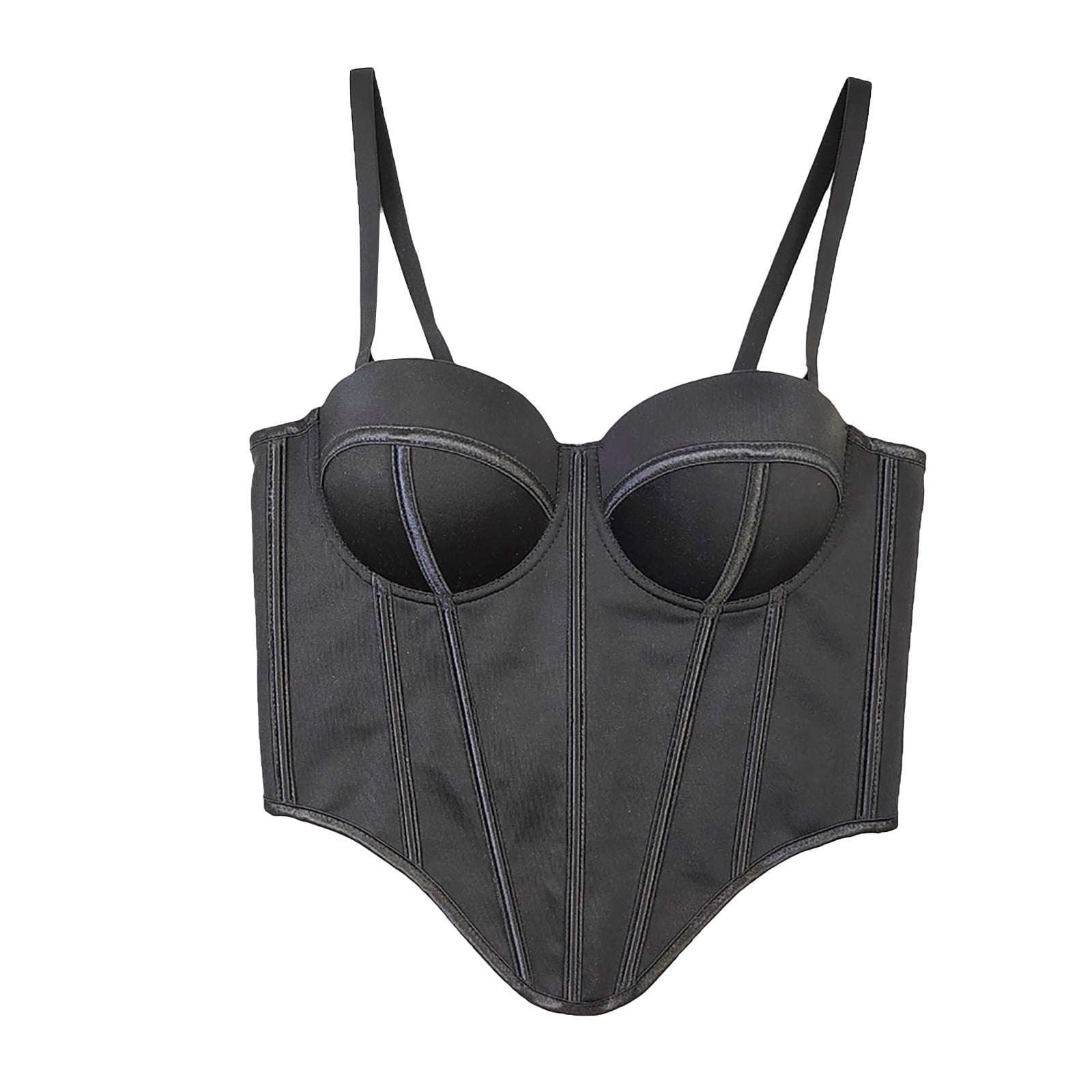 Fjofpr Clearance Sale Black Corset Tops for Women Women Irregular ...