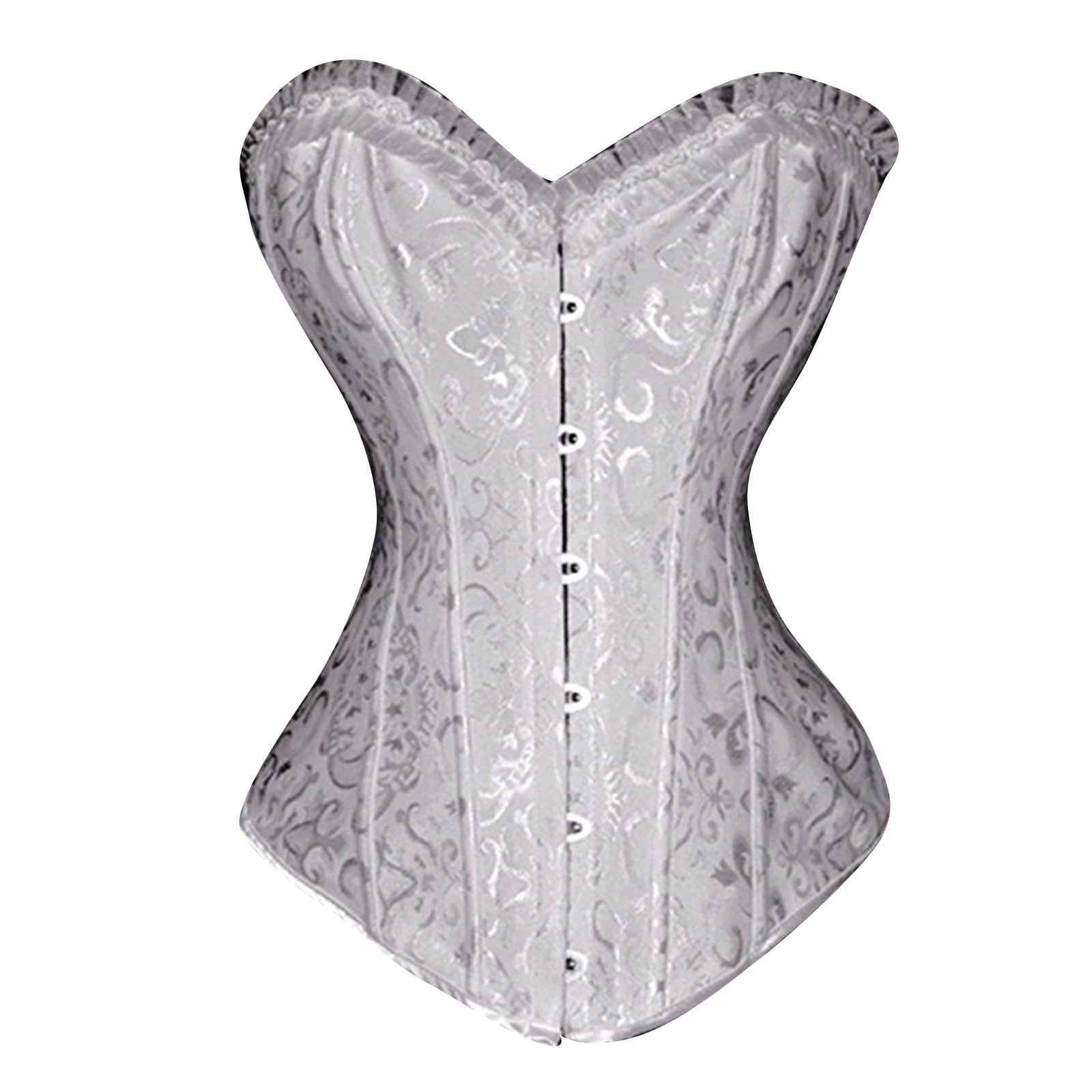 Fjofpr Clothes White Corset Tops for Women Women's Fashion Sealing ...