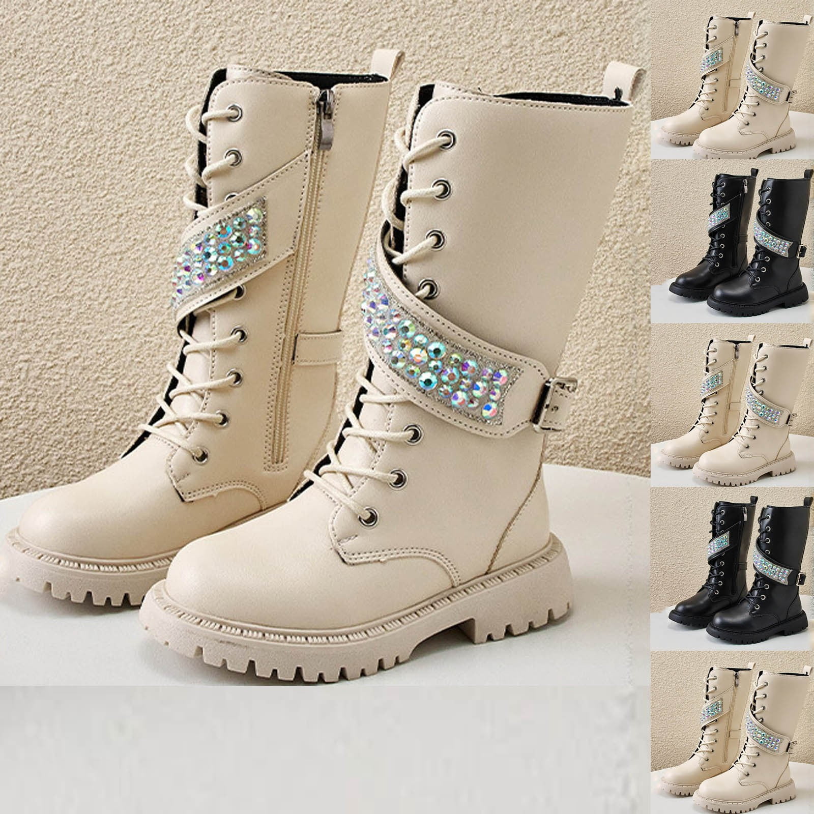 Fjofpr Girls Shoes Big Girls Boots Size 2 Girls' Boots Children's Shoes ...