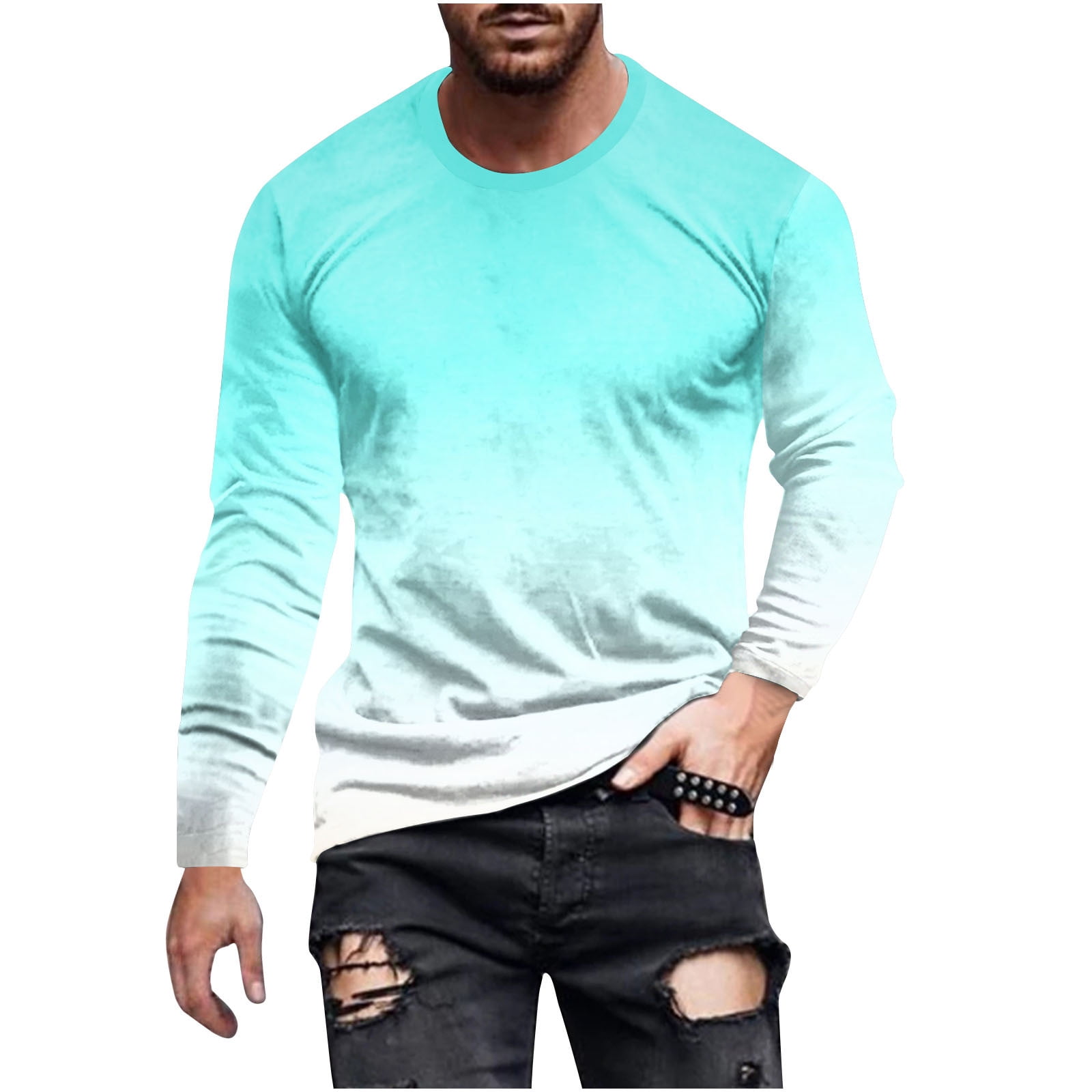 Fjofpr Long Sleeve Shirts for Men 4Xl Big and Tall Shirts for Men Men ...