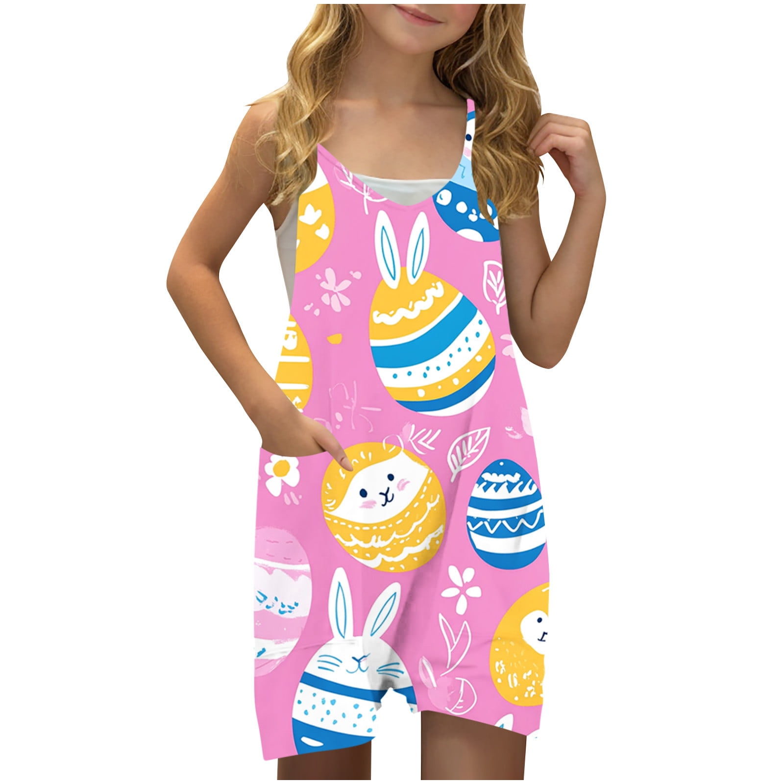 Fjofpr Summer Girls Shorts Size 8 Girl's Summer Sleeveless Fashionable ...