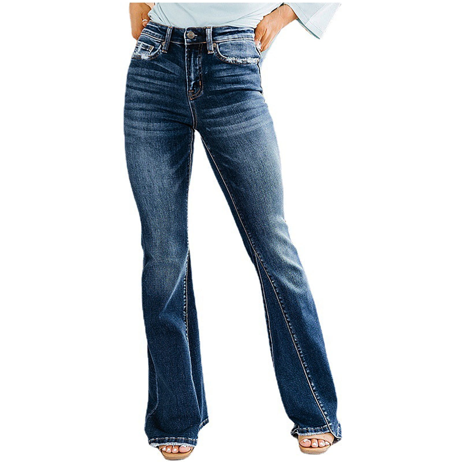 Fjofpr Womens Jeans Flare Legs High Waisted Jeans for Women Womens ...