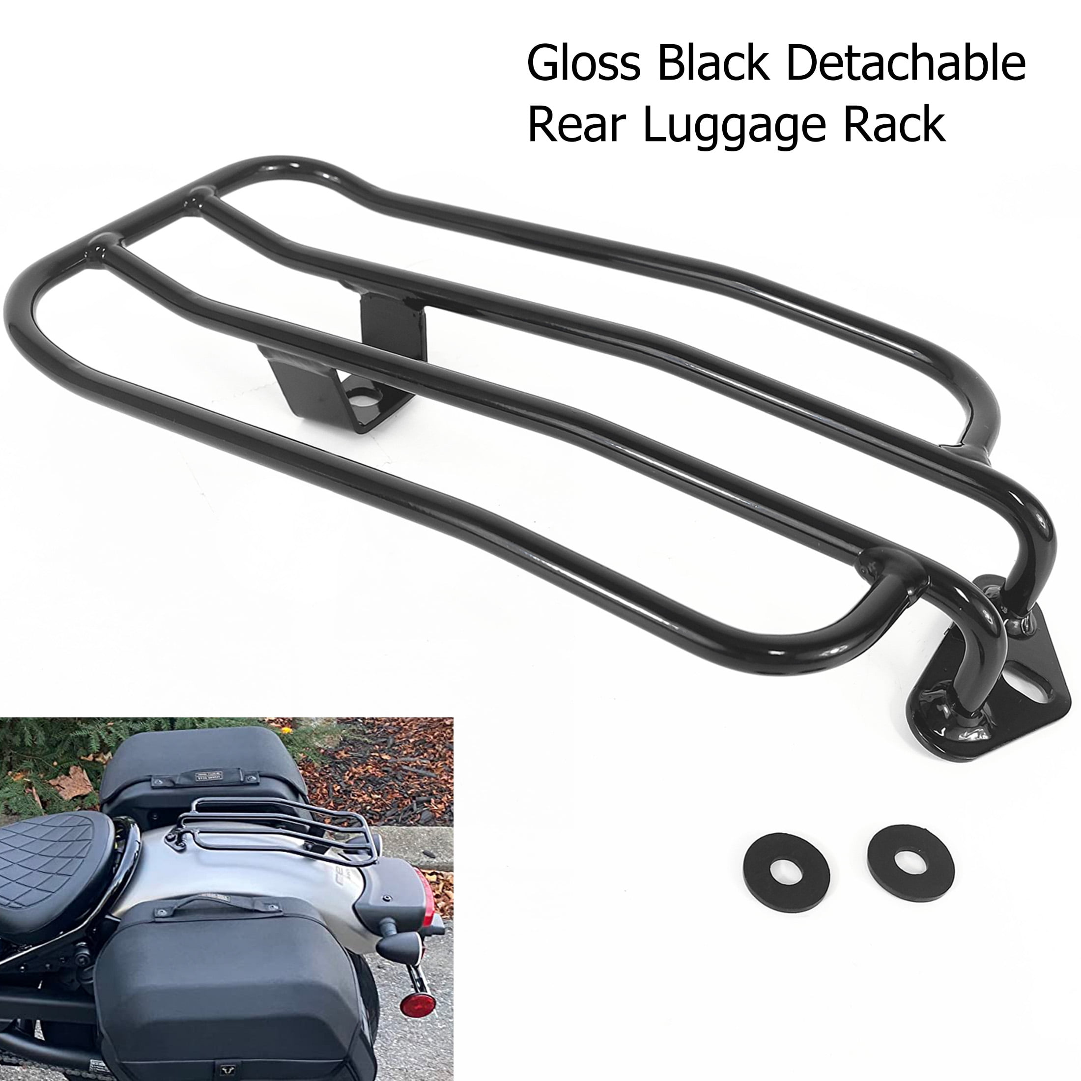 Fjpacemt Support Shelf Rear Luggage Rack for 2017-24 Motorcycle Honda ...