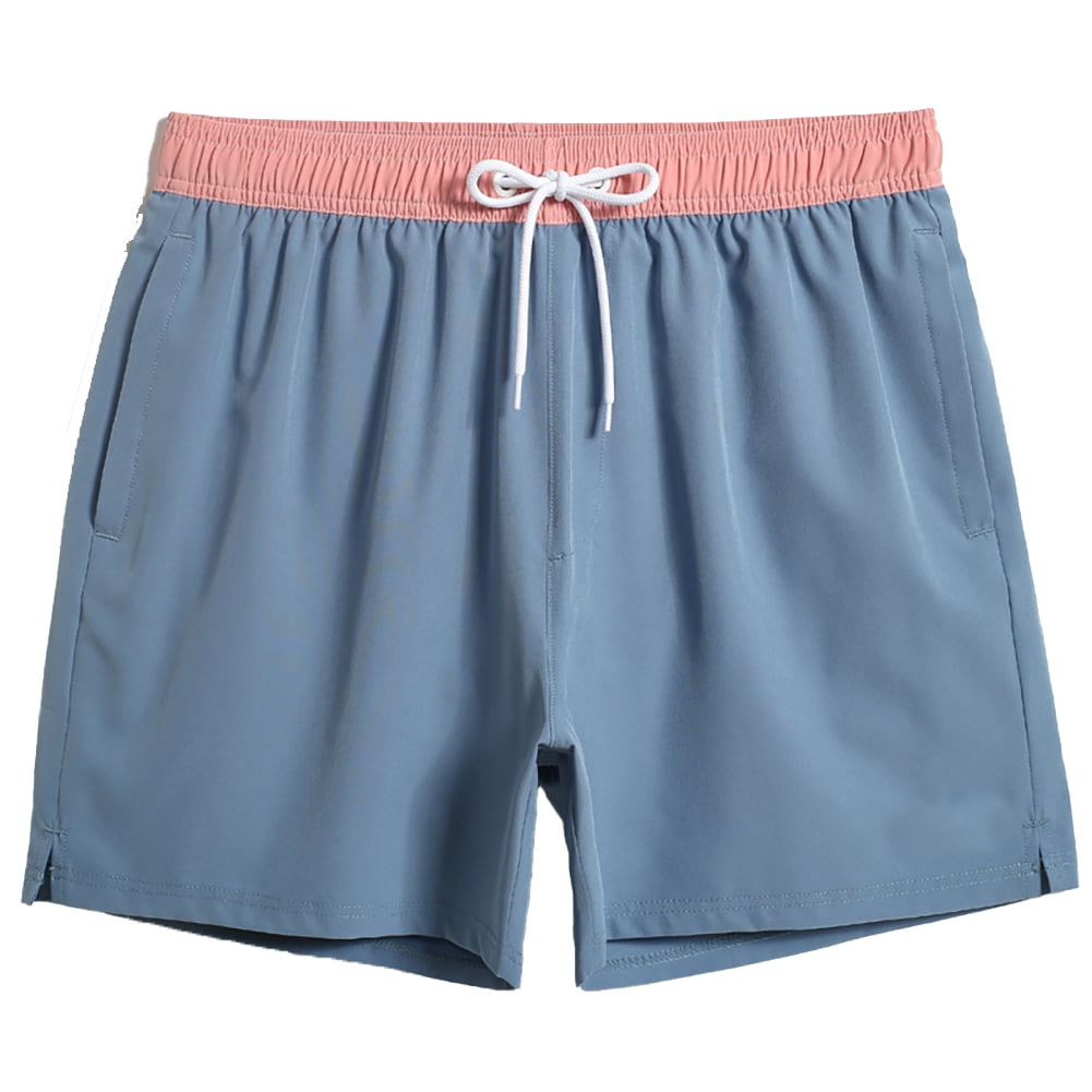 Fjuchai Men's Swim Shorts Summer Swim Shorts Holiday Swim Trunks Quick ...