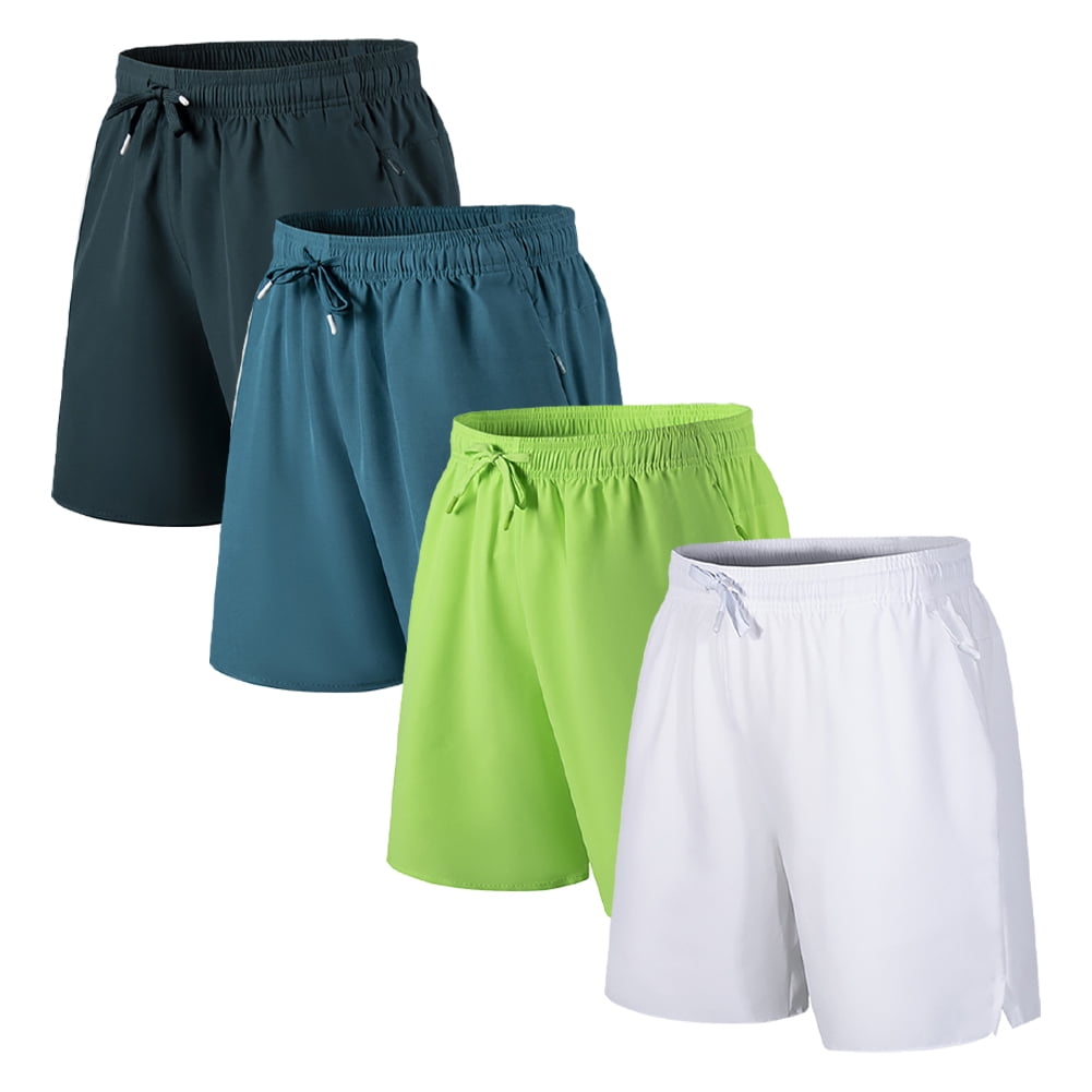 Fjuchai Mens Casual Shorts for Male Classic Drawstring Five-Minute ...