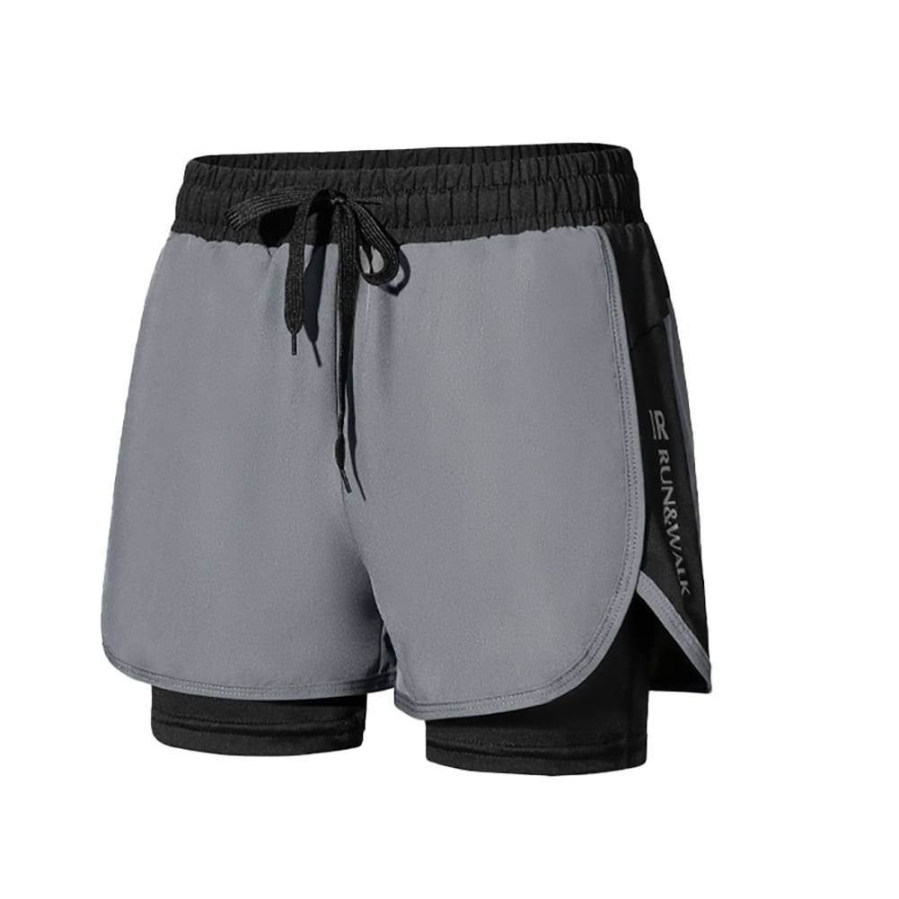 Fjuchai Mens Swim Trunks Swimming Shorts Trunks with Compression Liner ...