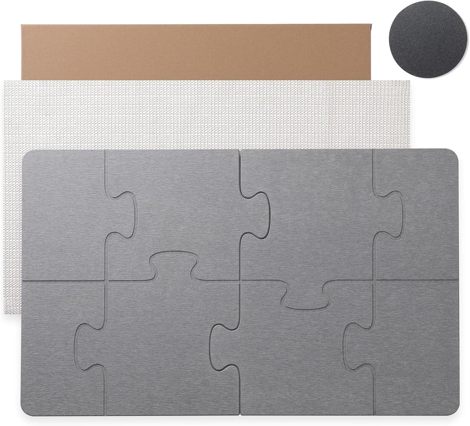 Fkghft Diatomite Stone Mat - Super Absorbent, Non-Slip, Quick Drying ...