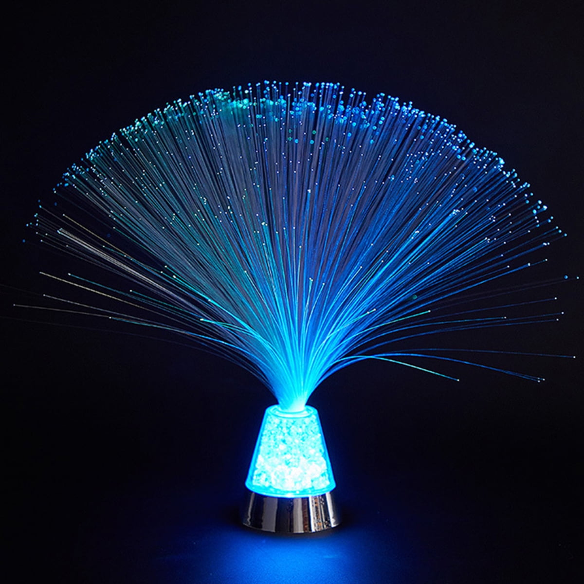 FlGard 13in LED Fiber Optic Lamp Color Changing Fiber Optic Light USB ...