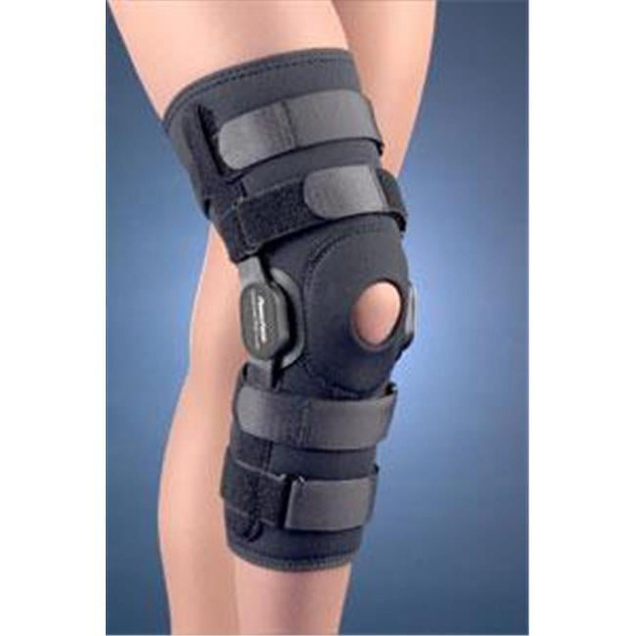 Fla 37-1091LBLK Powercentric Composite Polycentric Knee Brace, Black ...
