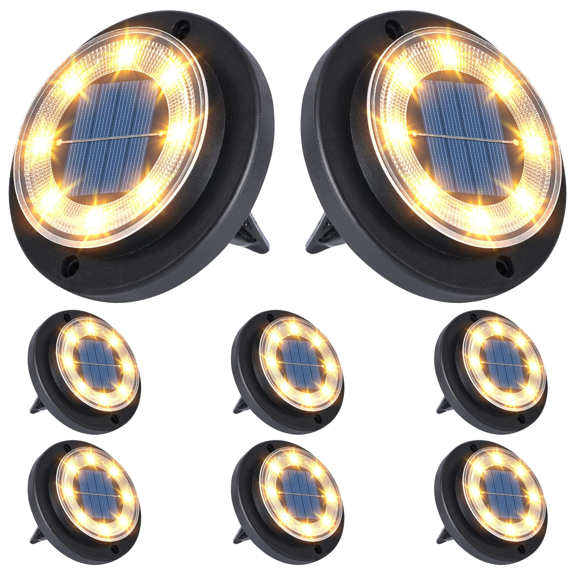 Flacchi Solar Ground Lights SSF20 - Solar Powered Lights Outdoor Solar ...