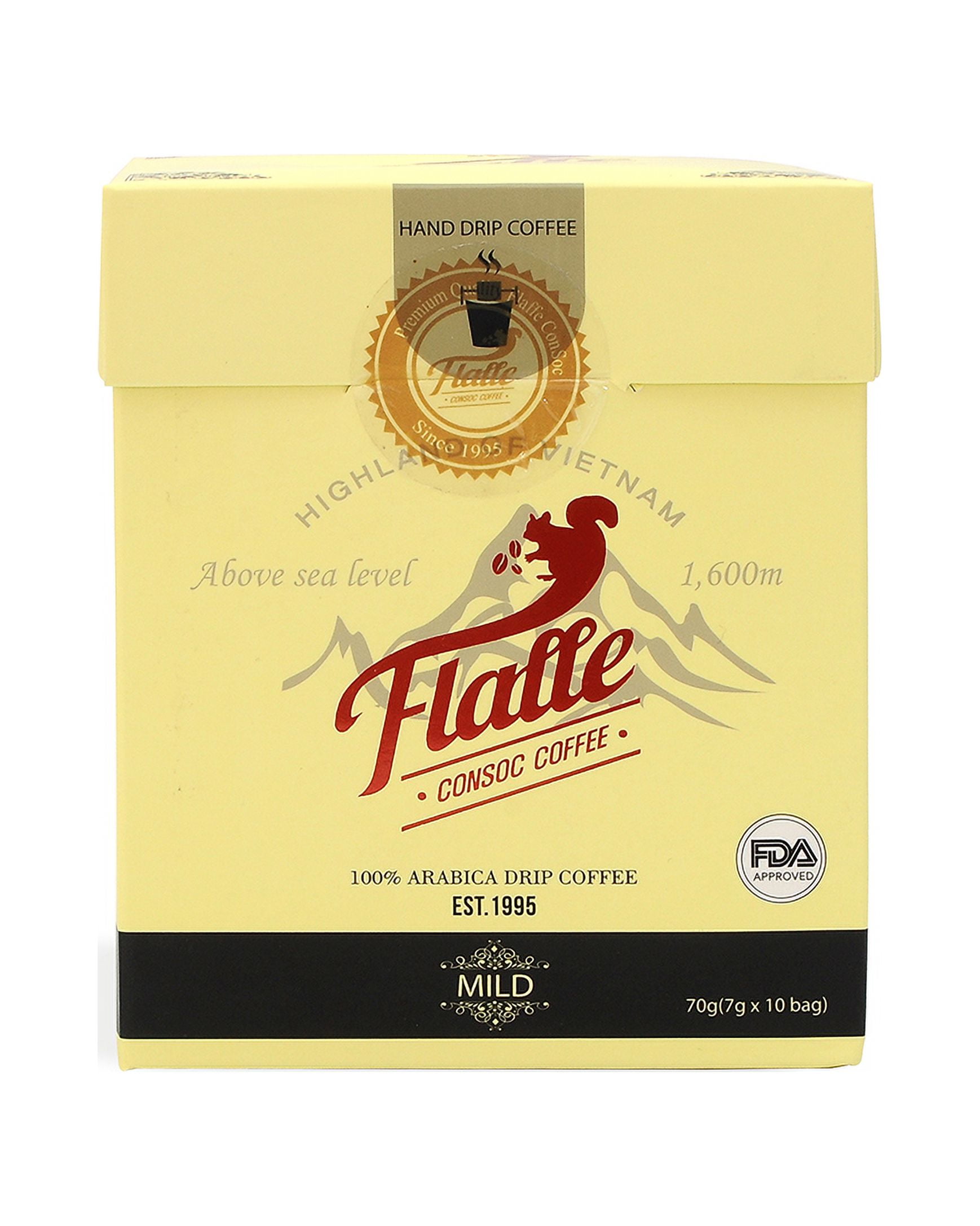 Flaffe Consoc Coffee 100% Arabica Beans Drip Coffee Mild 70g (7g x 10 ...