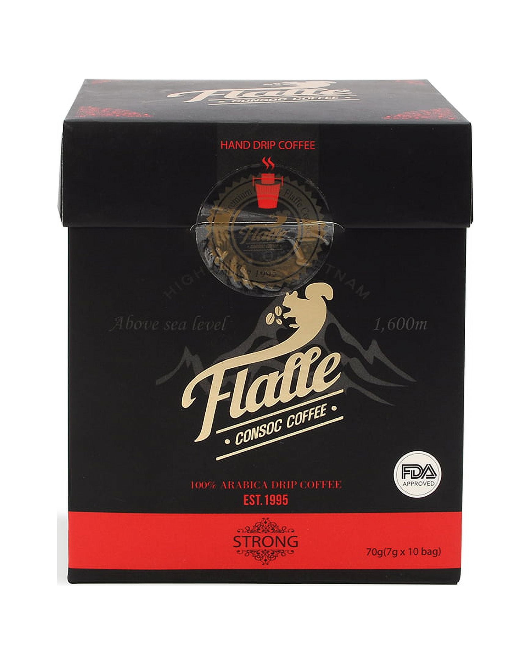 Flaffe Consoc Coffee 100% Arabica Beans Drip Coffee Strong 70g (7g x 10 ...