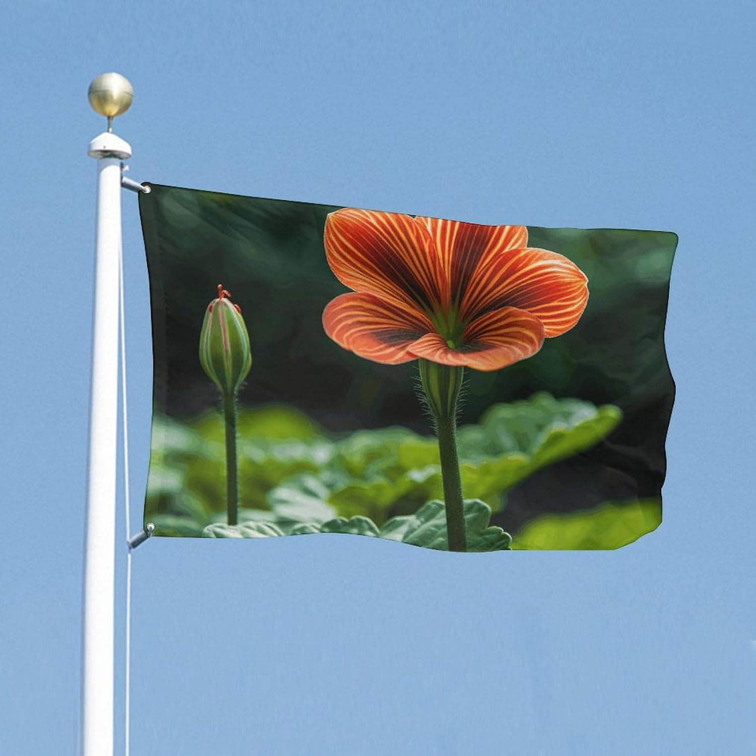 Flag 24x35 in Double Sided Yard Flags Grow Taller Slowly Garden Flag ...