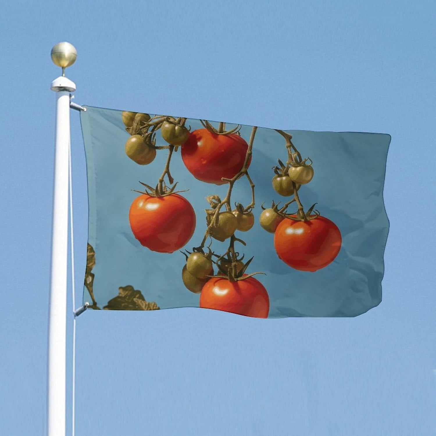 Flag 24x35 in Double Sided Yard Flags Ripe Tomatoes Garden Flag Welcome ...