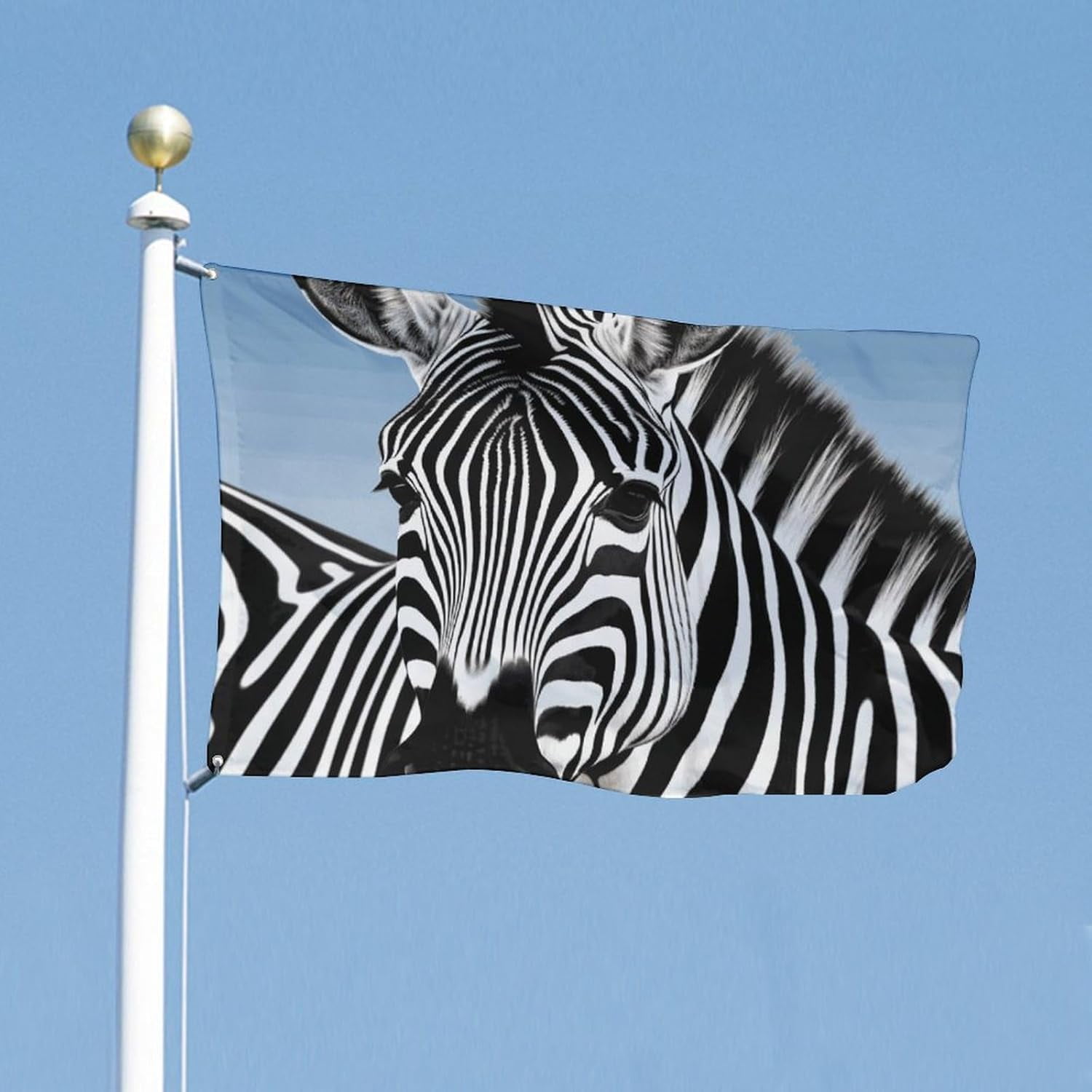 Flag 24x35 in Double Sided Yard Flags Zebra Garden Flag Welcome Flags ...