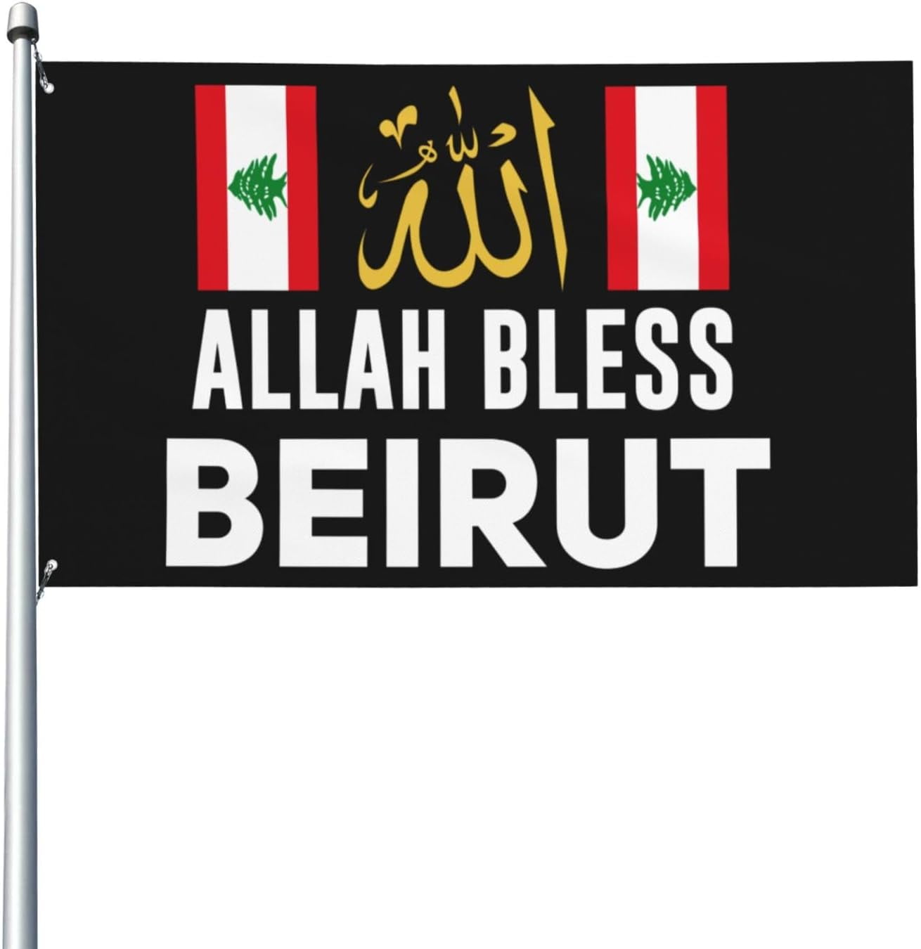 Flag 2x3 Lebanon Unity Flag – Show Support for Beirut, Festival & Party Decor, No Pole Needed ...