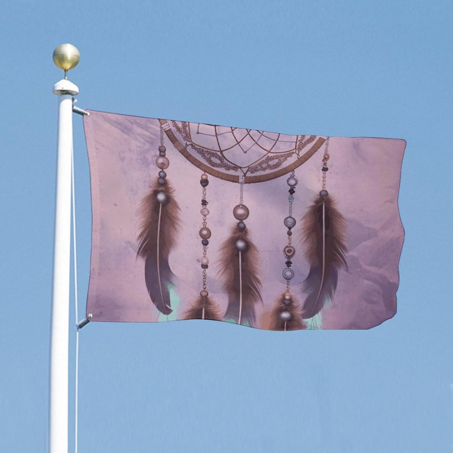 Flag 35x59 in Double Sided Yard Flags Dream Catcher Garden Flag Welcome ...