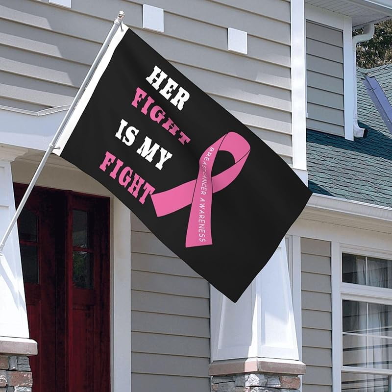 Flag 3x5 ft Back The Pink America Flag Breast Cancer Awareness Double ...