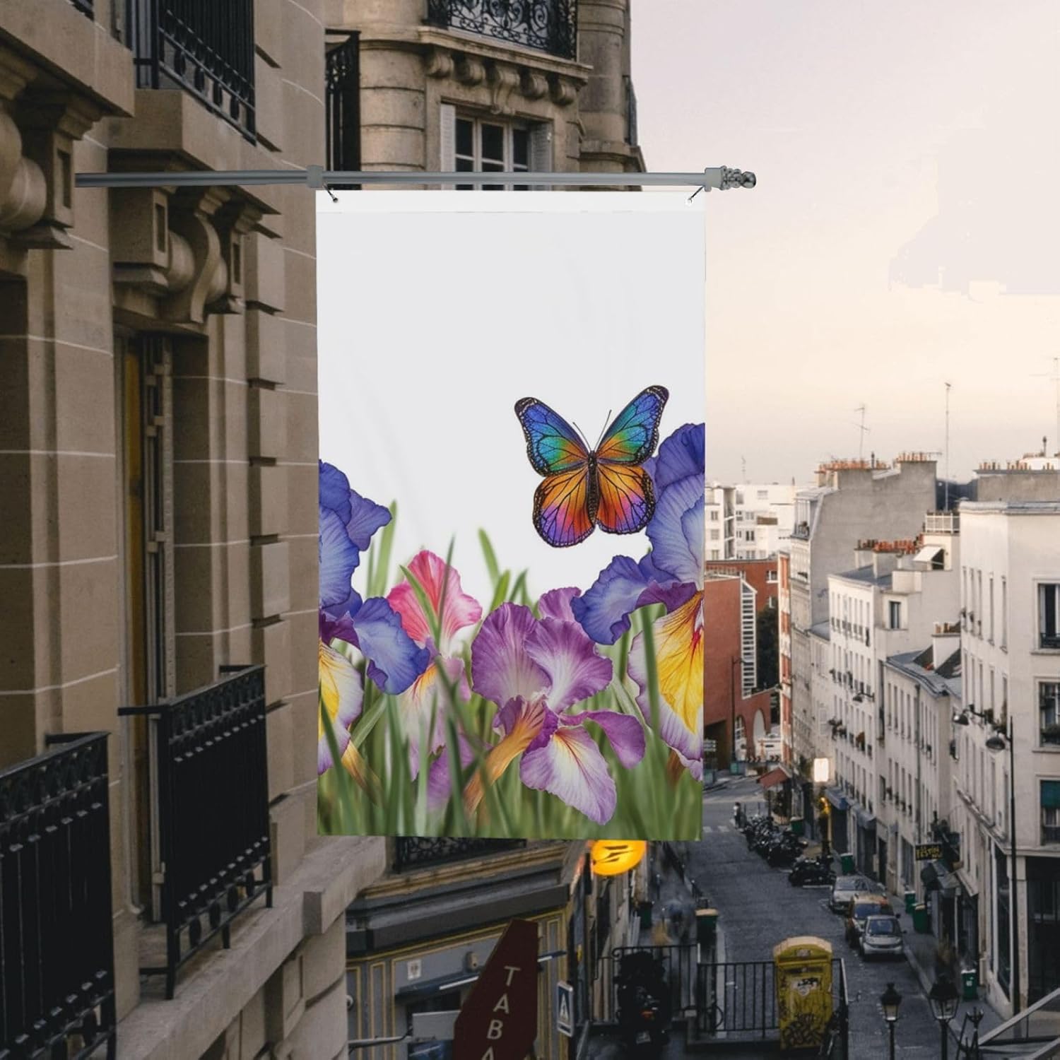 Flag 3x5 ft Flags for Outside Funny Banner Garden Flag Iris Flower ...