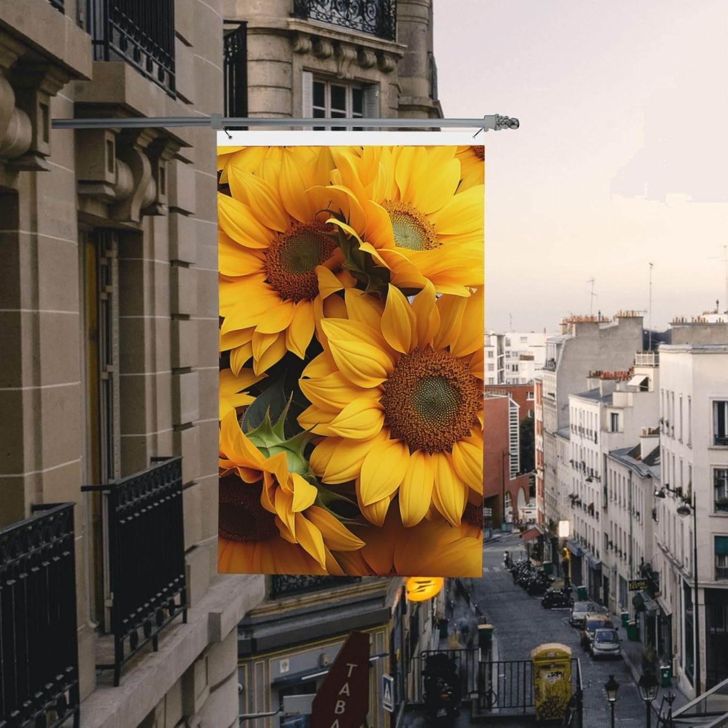 Flag 3x5 ft Flags for Outside Funny Banner Garden Flag Many sunflowers ...