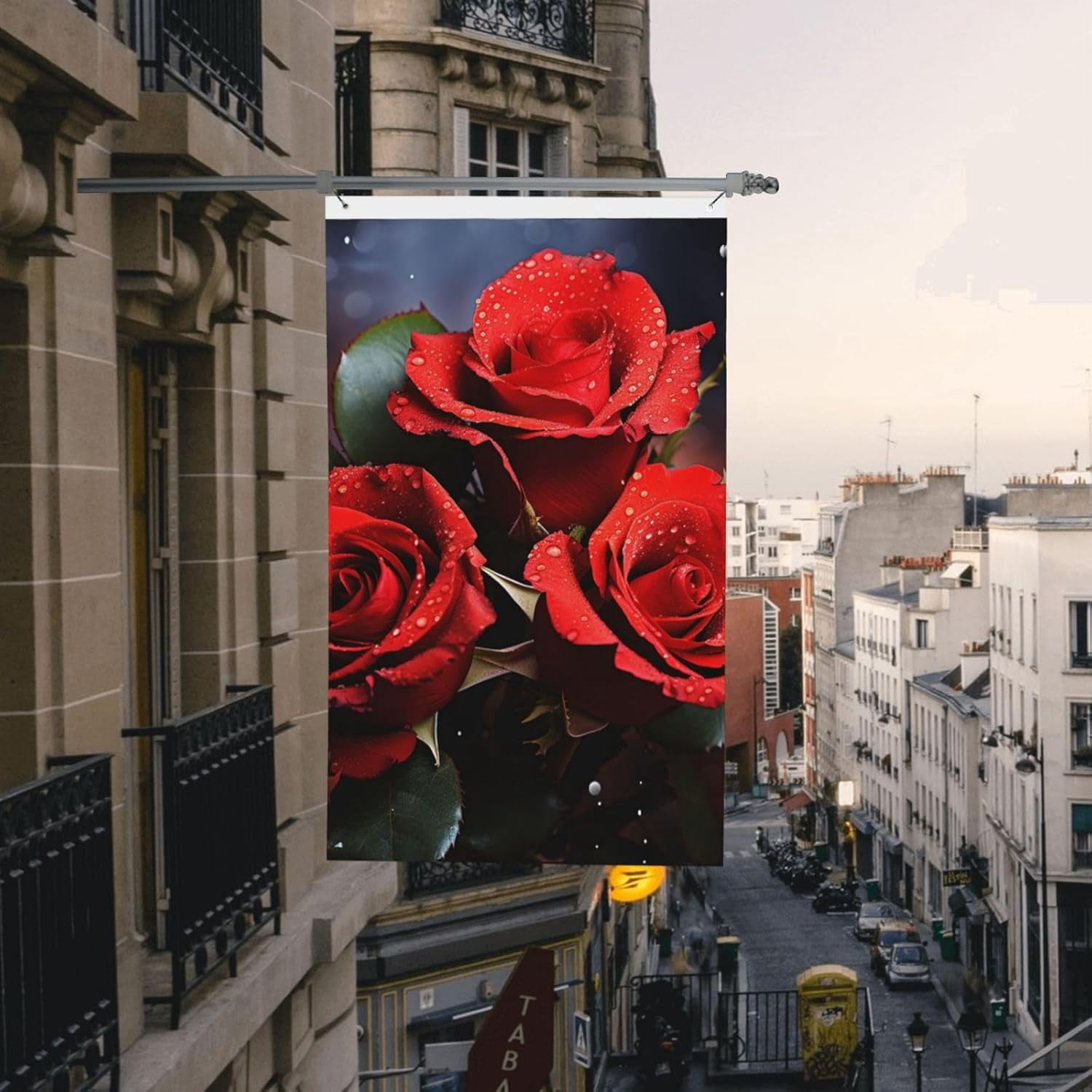 Flag 3x5 ft Flags for Outside Funny Banner Garden Flag Romantic Red ...