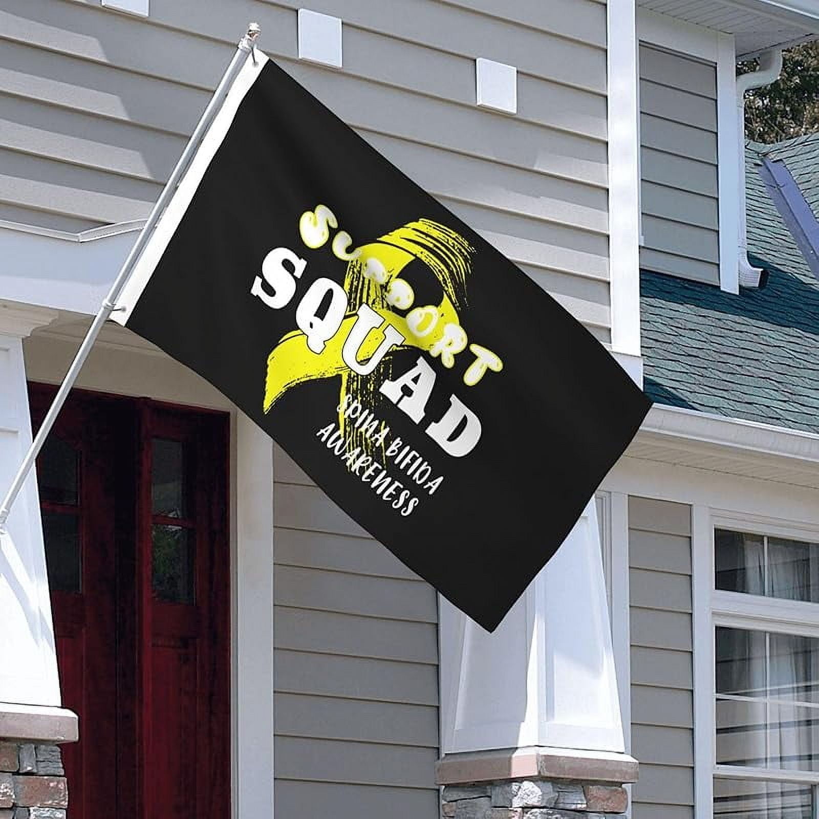 Flag 3x5 ft Support Squad Cerebral Palsy Awareness Double Sided Banner ...