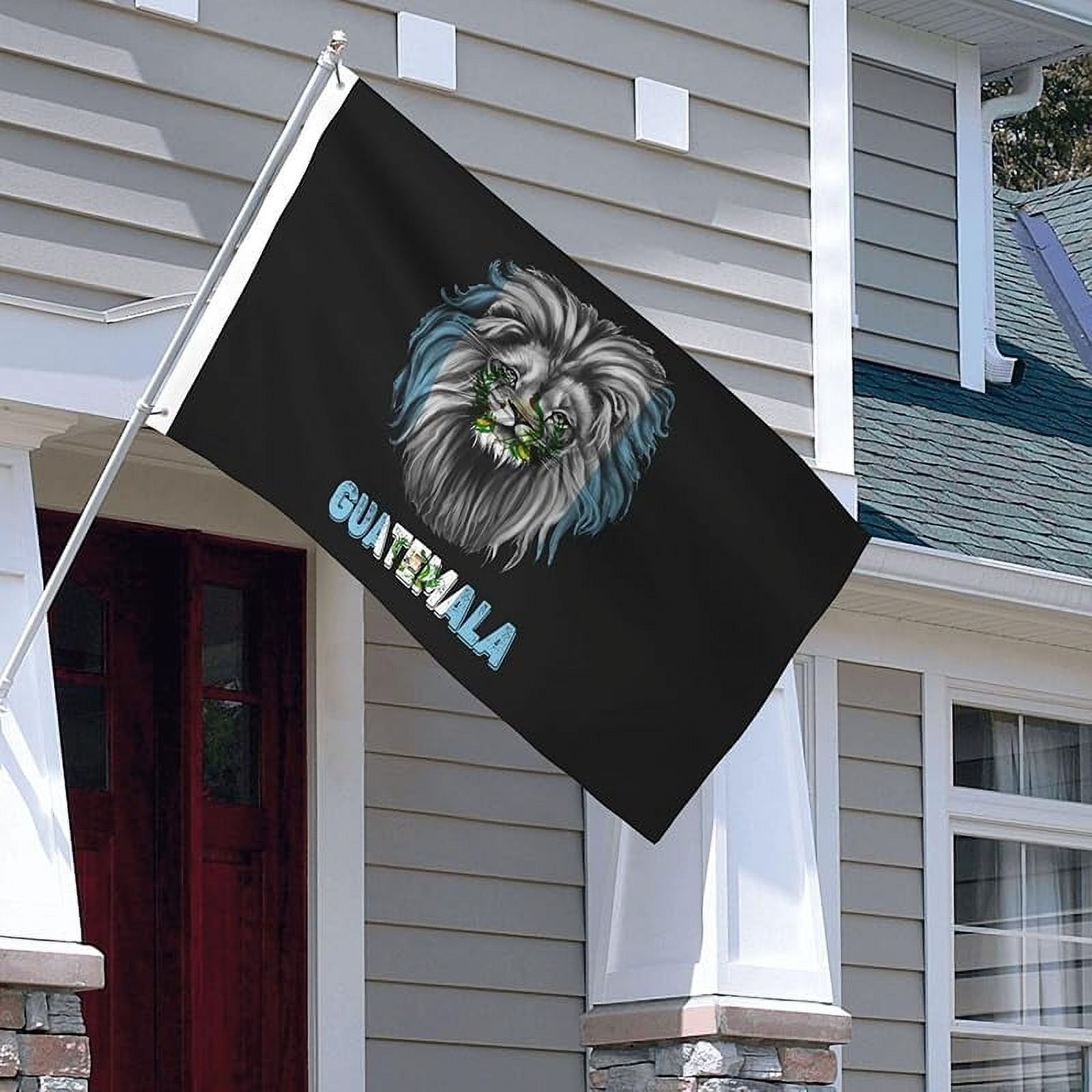Flag 3x5 ft Vintage Lion Head El Salvador Flag Double Sided Banner Sign ...