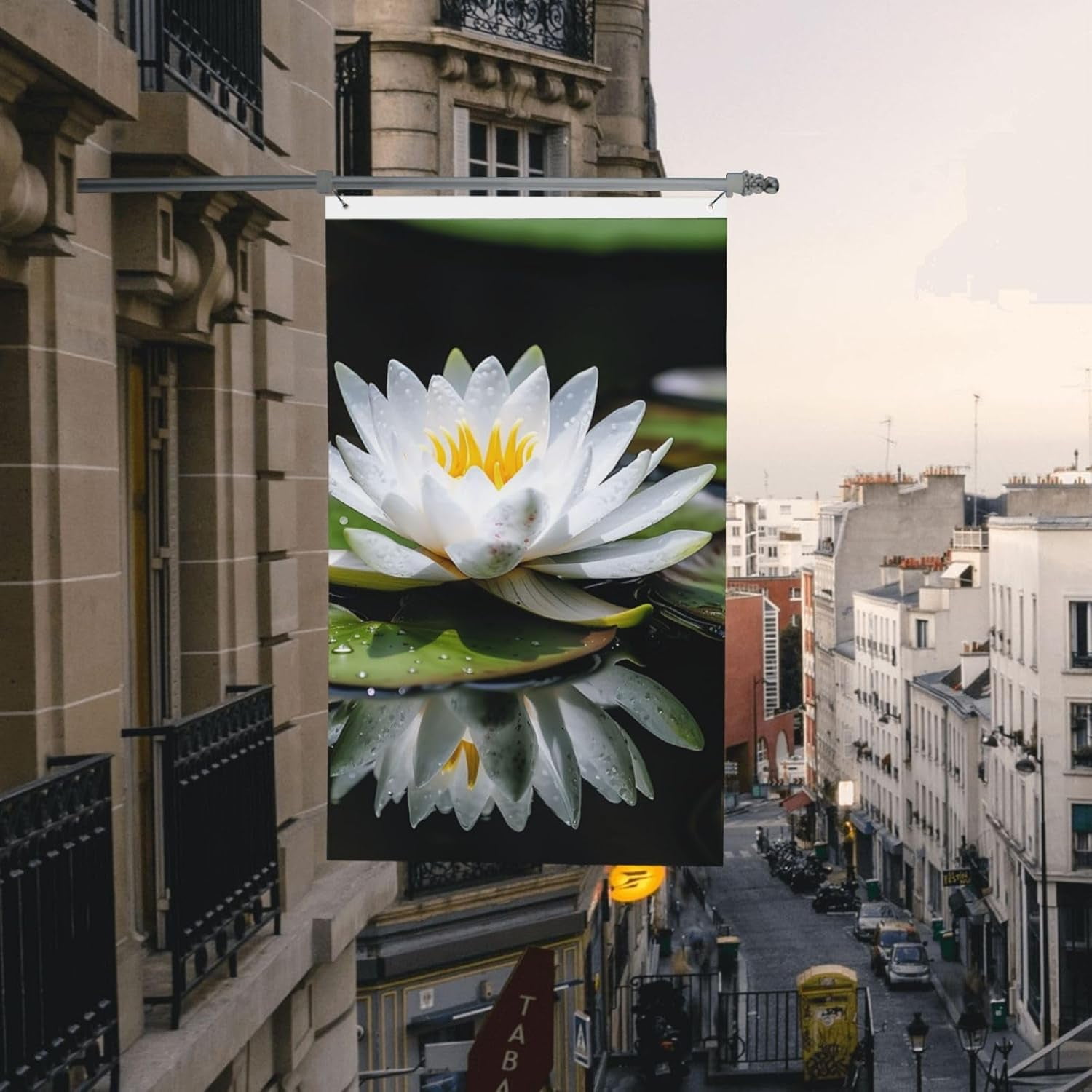 Flag 4.85x8 ft Flags for Outside Funny Banner Garden Flag White water ...