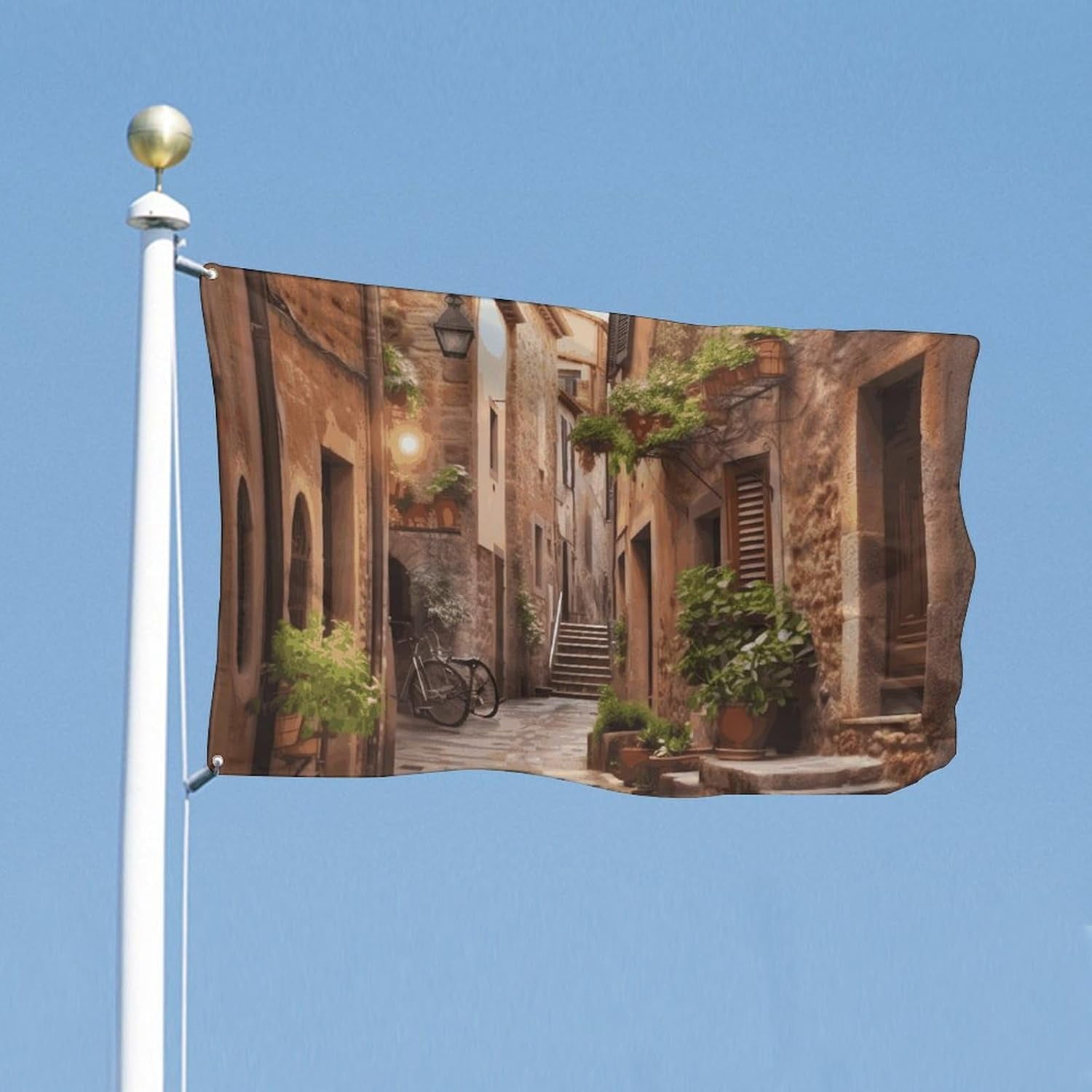 Flag 60x96 in Double Sided Yard Flags Italian Street Garden Flag ...