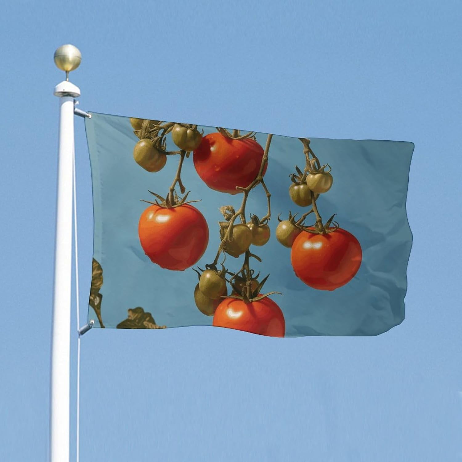 Flag 60x96 in Double Sided Yard Flags Ripe Tomatoes Garden Flag Welcome ...