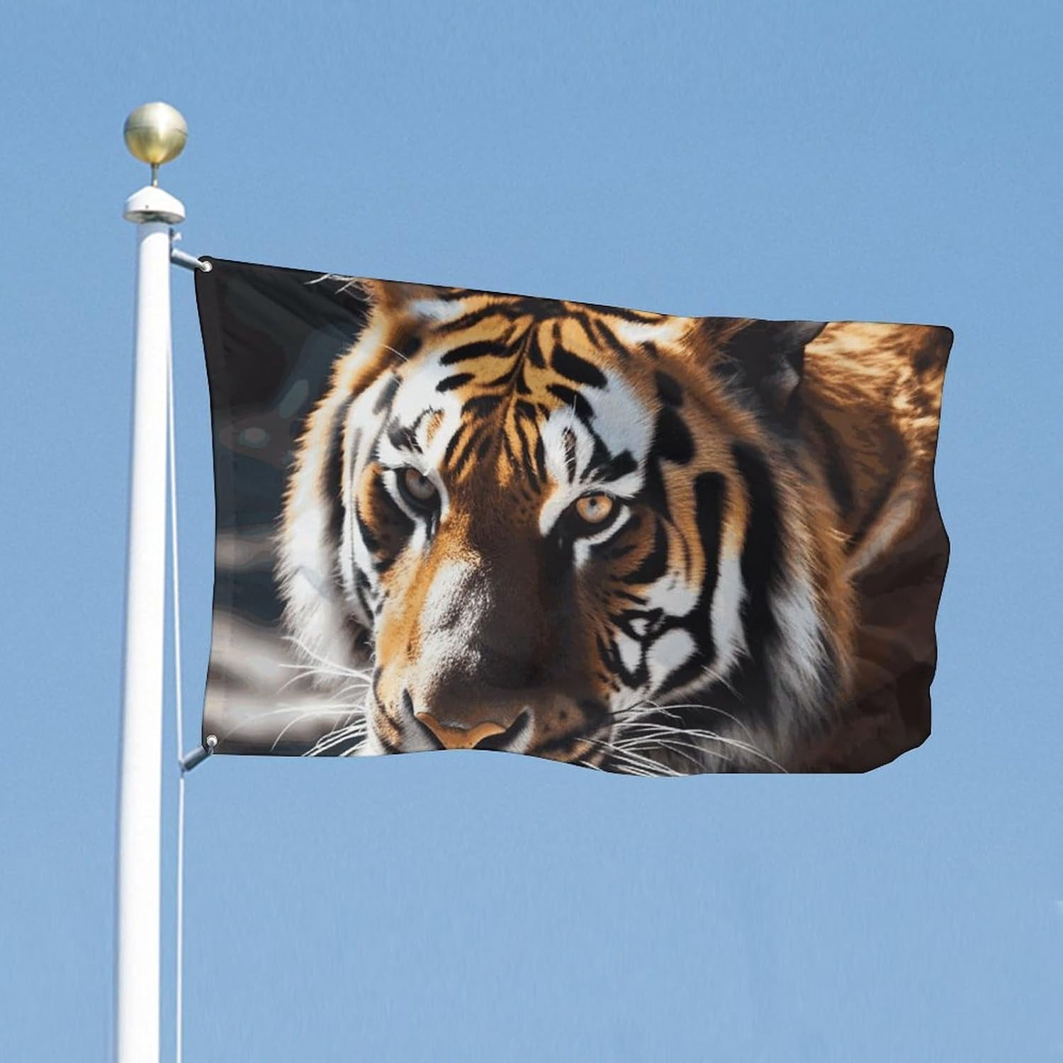 Flag 60x96 in Double Sided Yard Flags Wild Animal Tiger Garden Flag ...