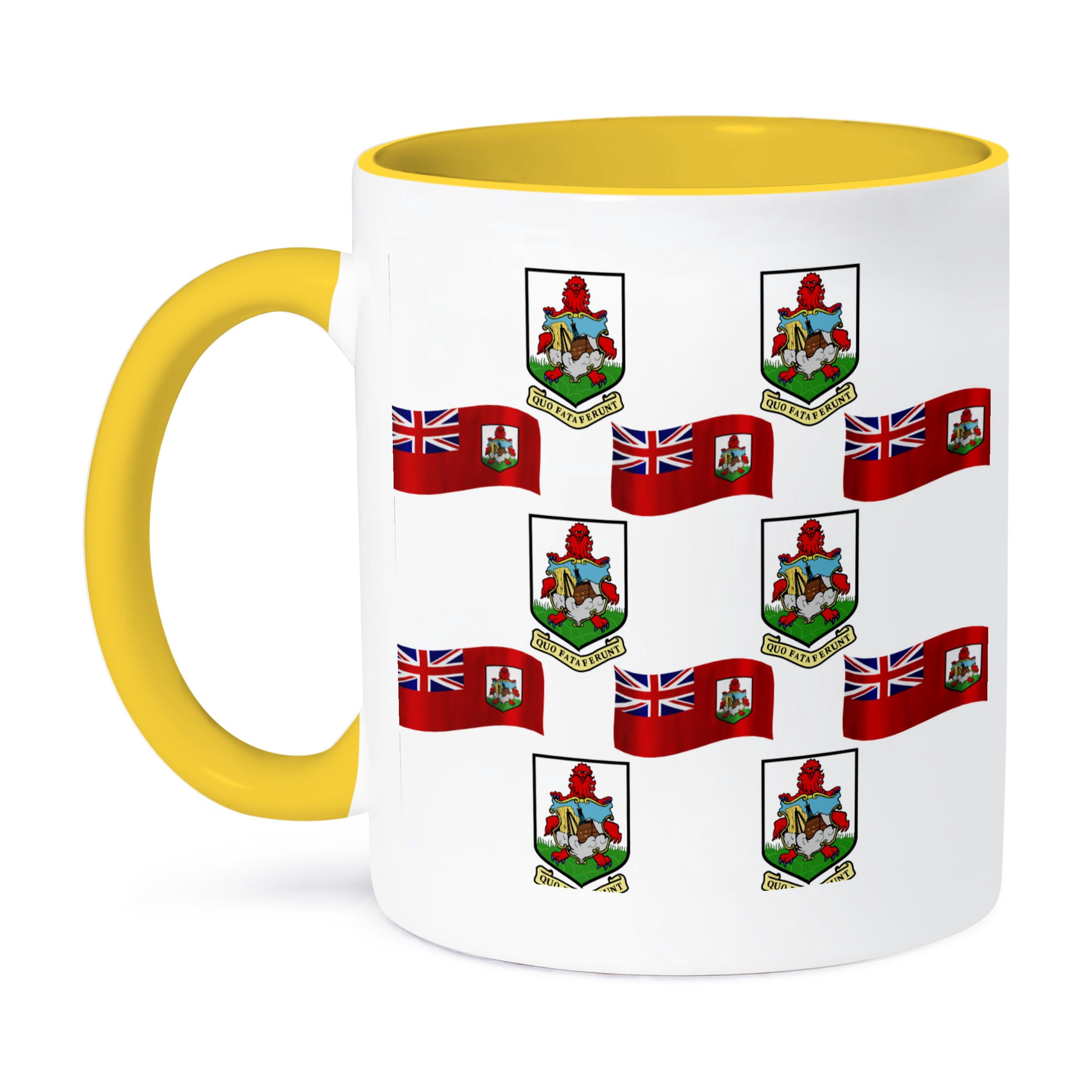 3dRose, Flag and Coat of Arms pattern of the island country of Bermuda ...