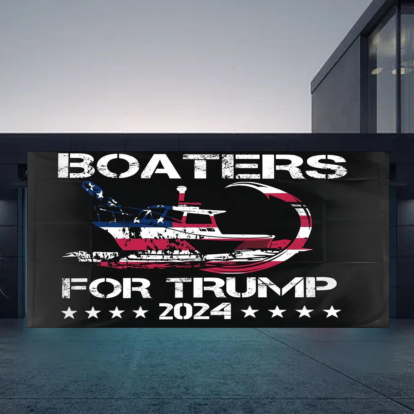 Flag Banner Outdoor Pennant Flags Garage Door Decorations Garage ...