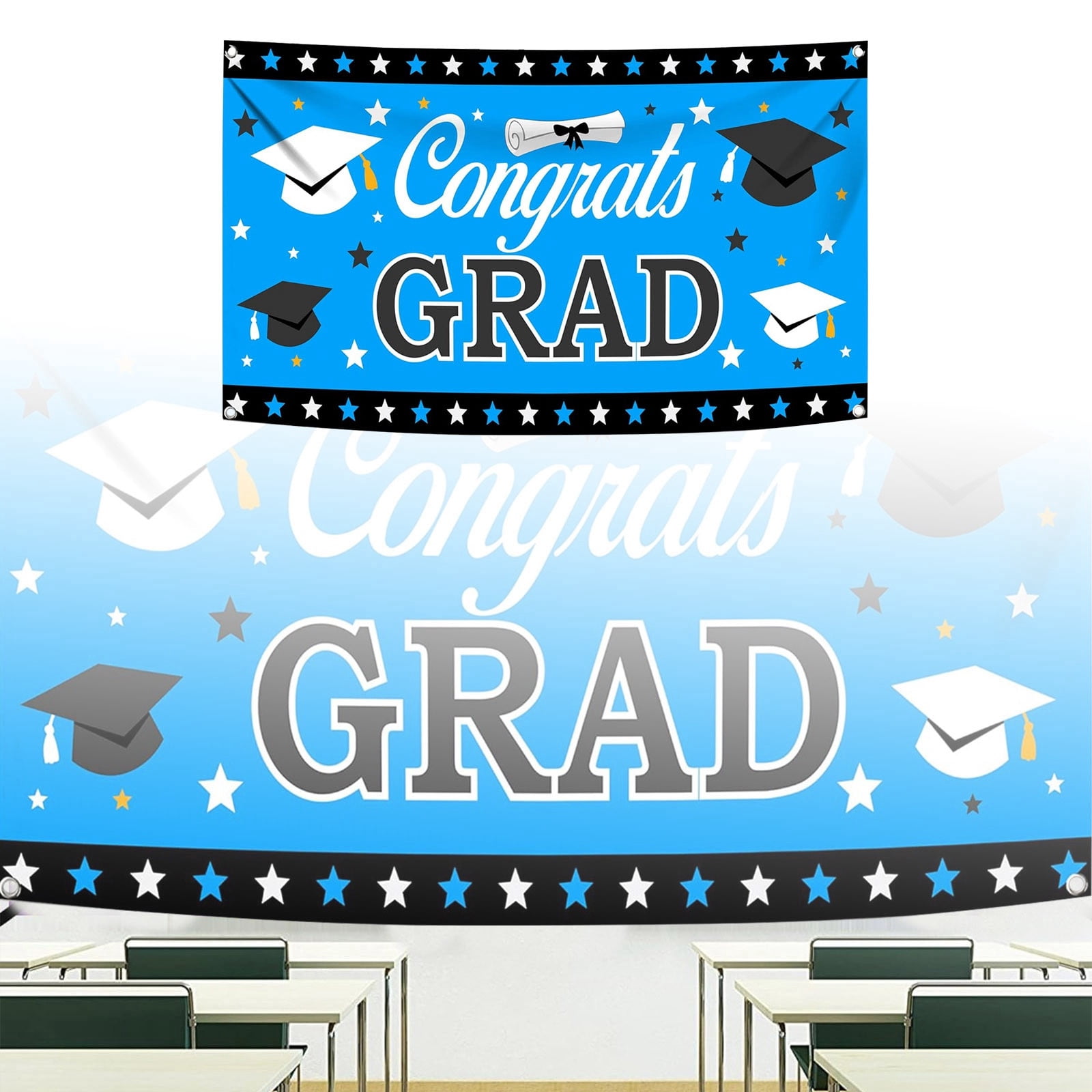 Flag Banner Paper Flag 3x5 Embroide Unleash Your Graduation Spirit With ...