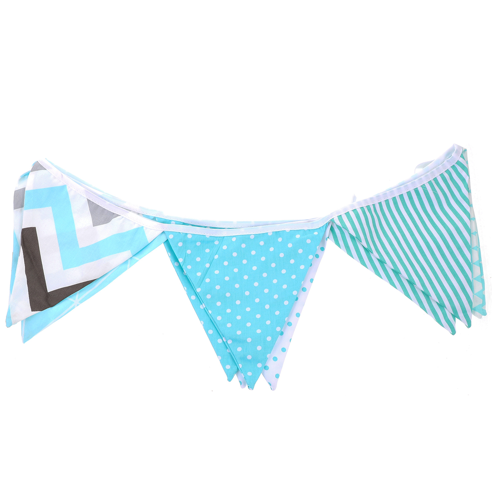 Flag Banner Wall Decorative Blue Bunting Pennant Hanging Streamer ...