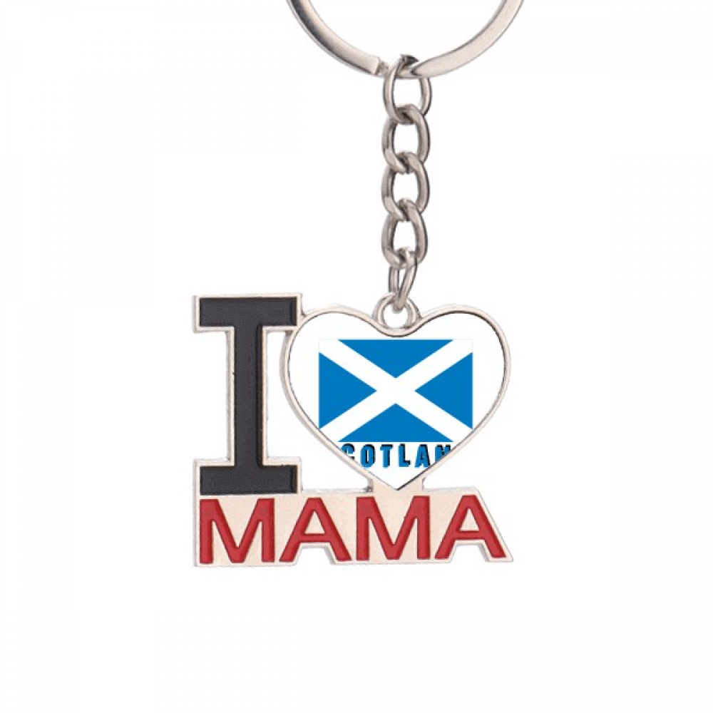 Flag Blue White Scottish Culture Keychain Metal Keyring Holder Love ...