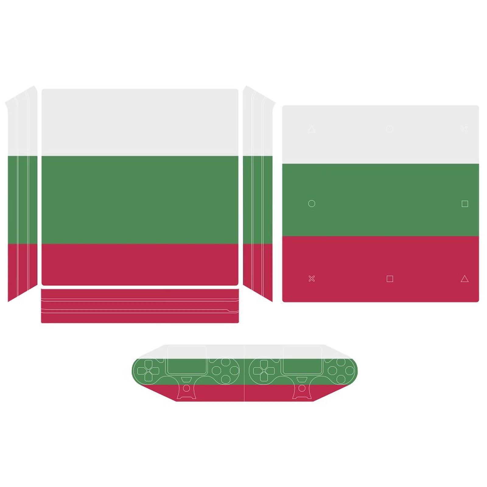 Flag Bulgaria PS4/PS4 Pro/PS4 Slim Skin Sticker For Console And ...